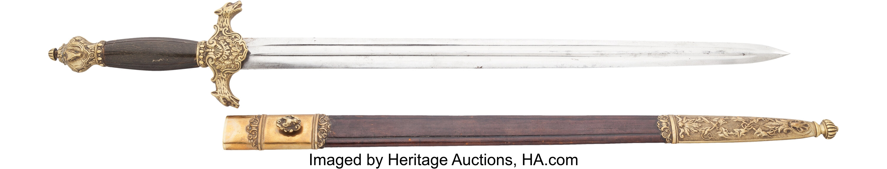 Interesting Short Sword with Scabbard.... Edged Weapons Swords | Lot ...