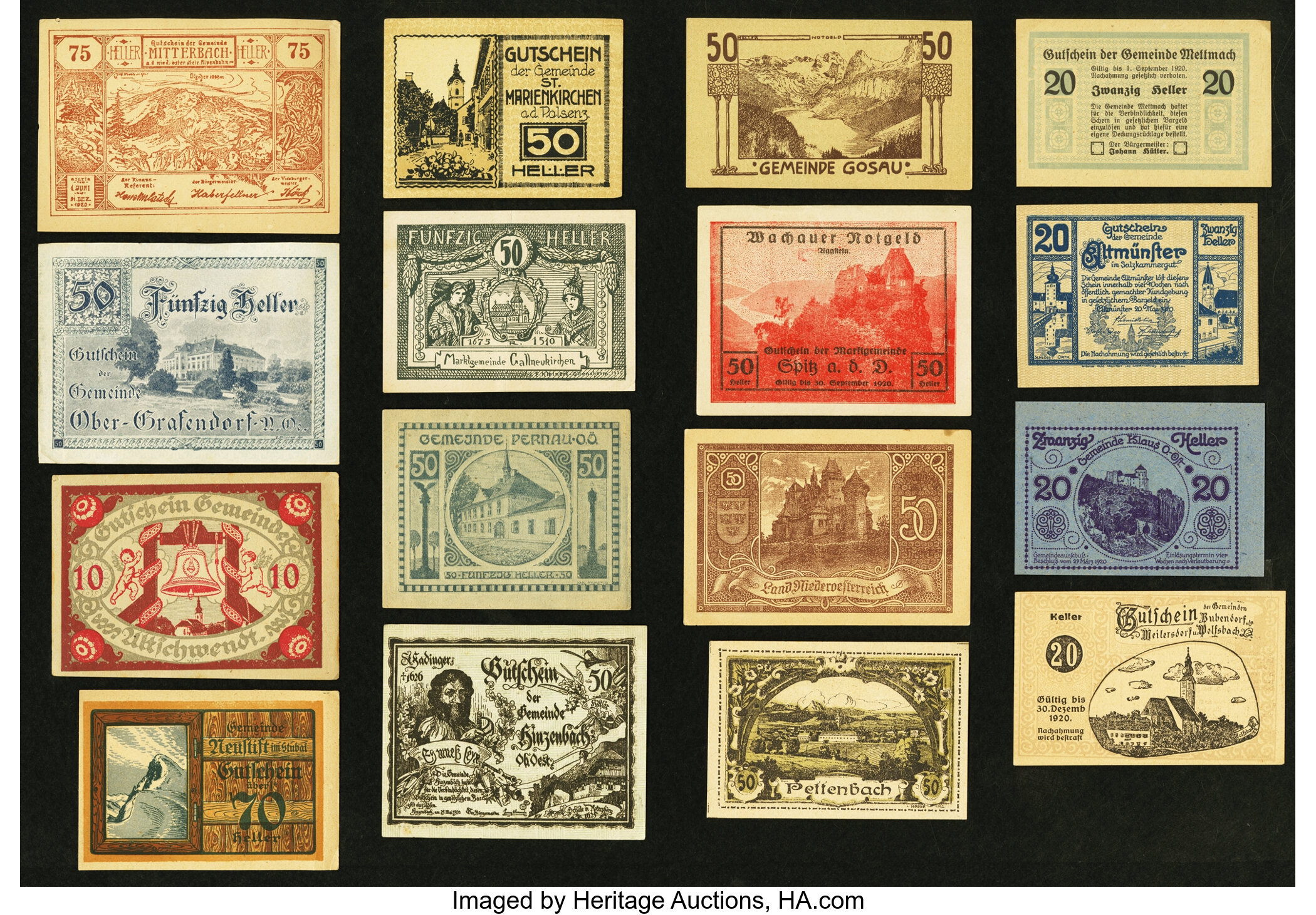 Germany / Austria - Group of 500+ Notgeld from the 1920s .. ... | Lot ...