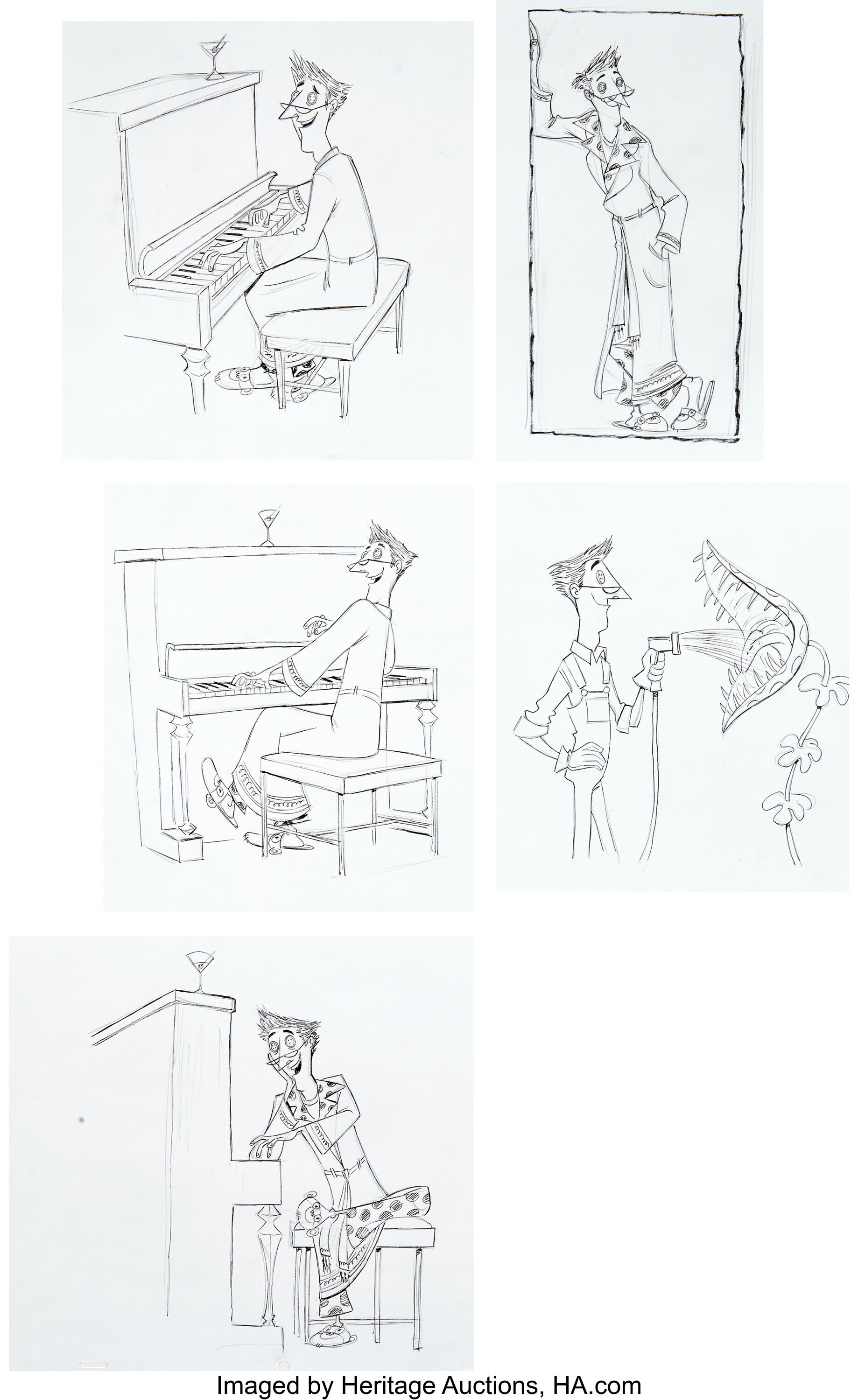 Coraline Coraline's Other Father Character Design Original Artwork ...