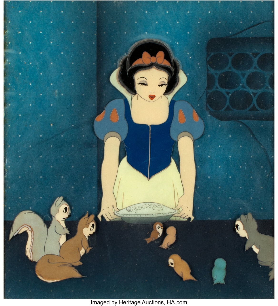 Snow White and the Seven Dwarfs Snow White and Animal Friends | Lot ...