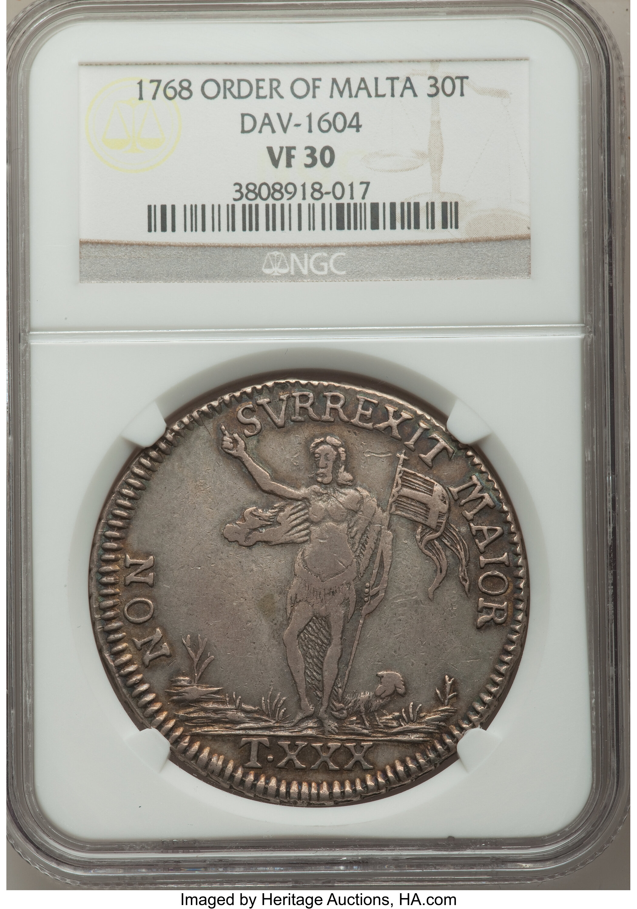 Malta: Emmanuel Pinto 30 Tari 1768 VF30 NGC,... Malta | Lot #64255 ...
