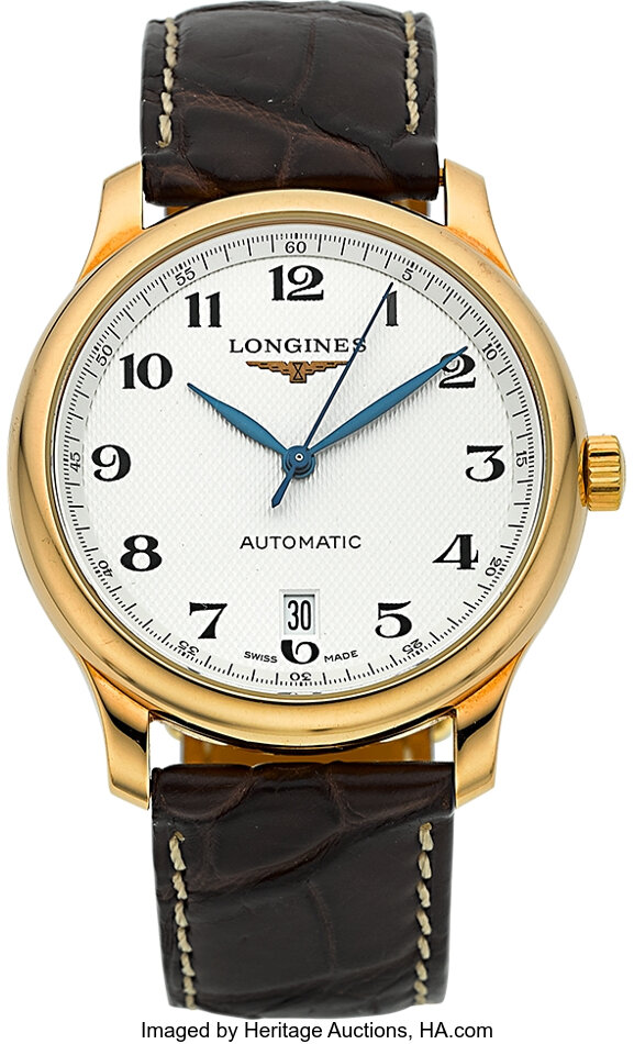 Longines "Master Collection" Rose Gold Automatic. ... Timepieces | Lot ...