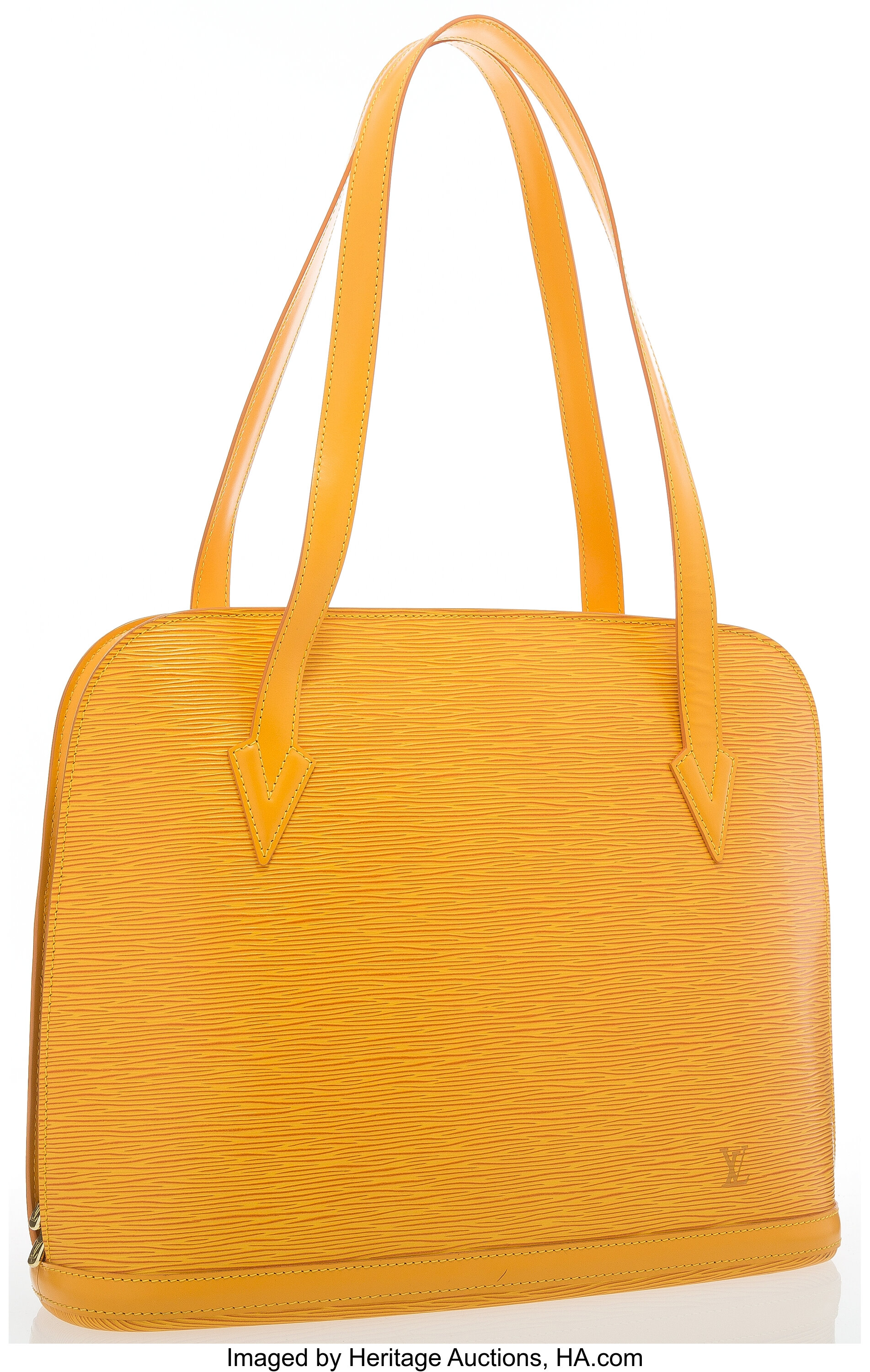 Louis Vuitton Yellow Epi Leather Lussac Bag . Excellent Condition ...