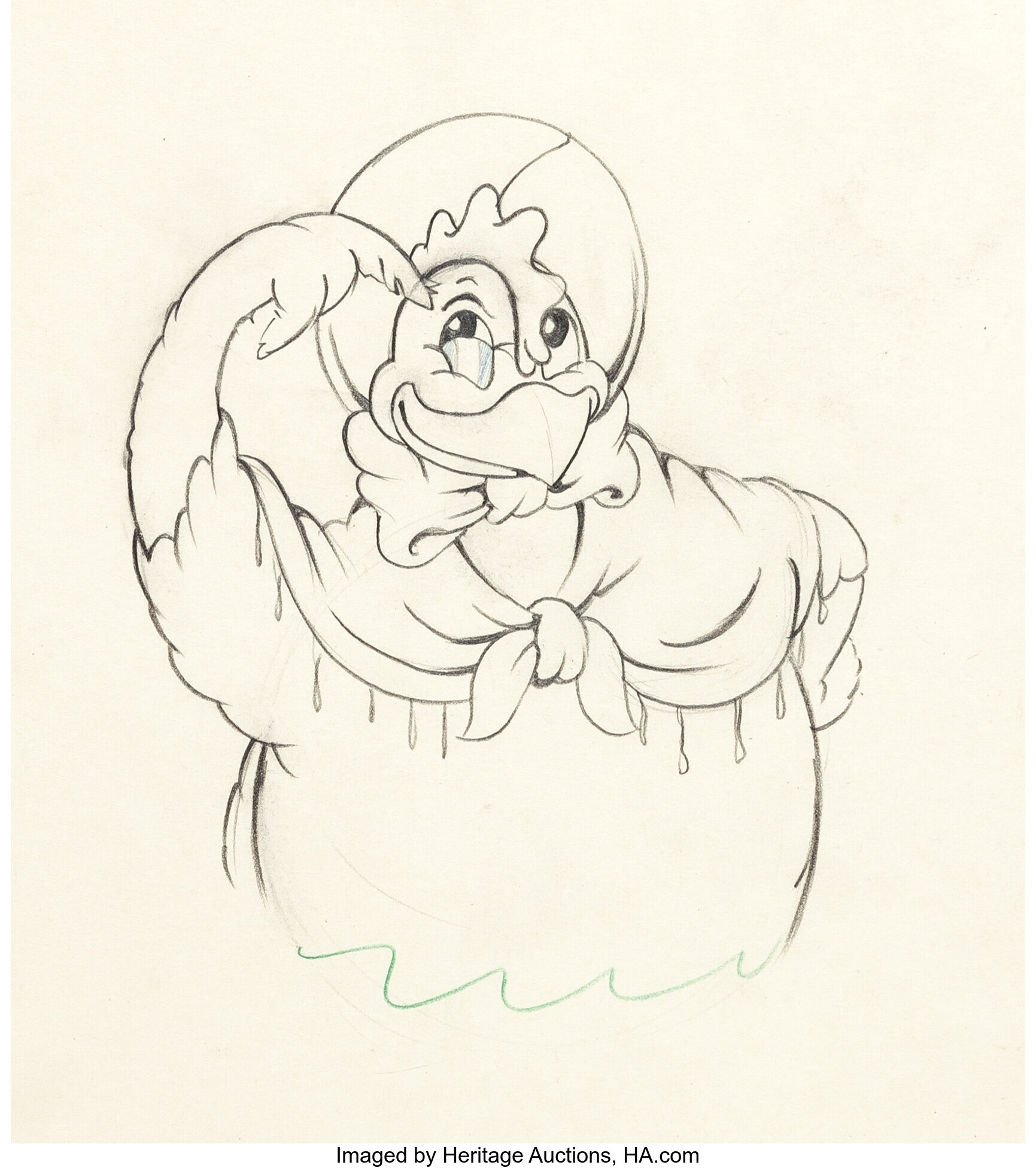 The Wise Little Hen Animation Drawing Group (Walt Disney, 1934 ...