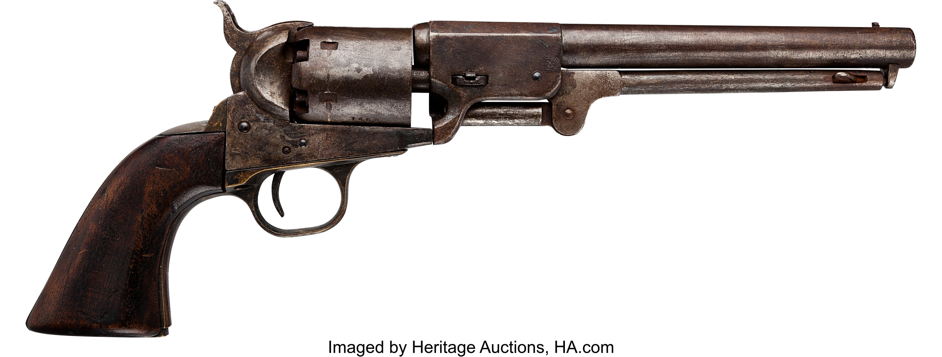 Convincingly Aged Reproduction Leech & Rigdon Revolver... Military ...
