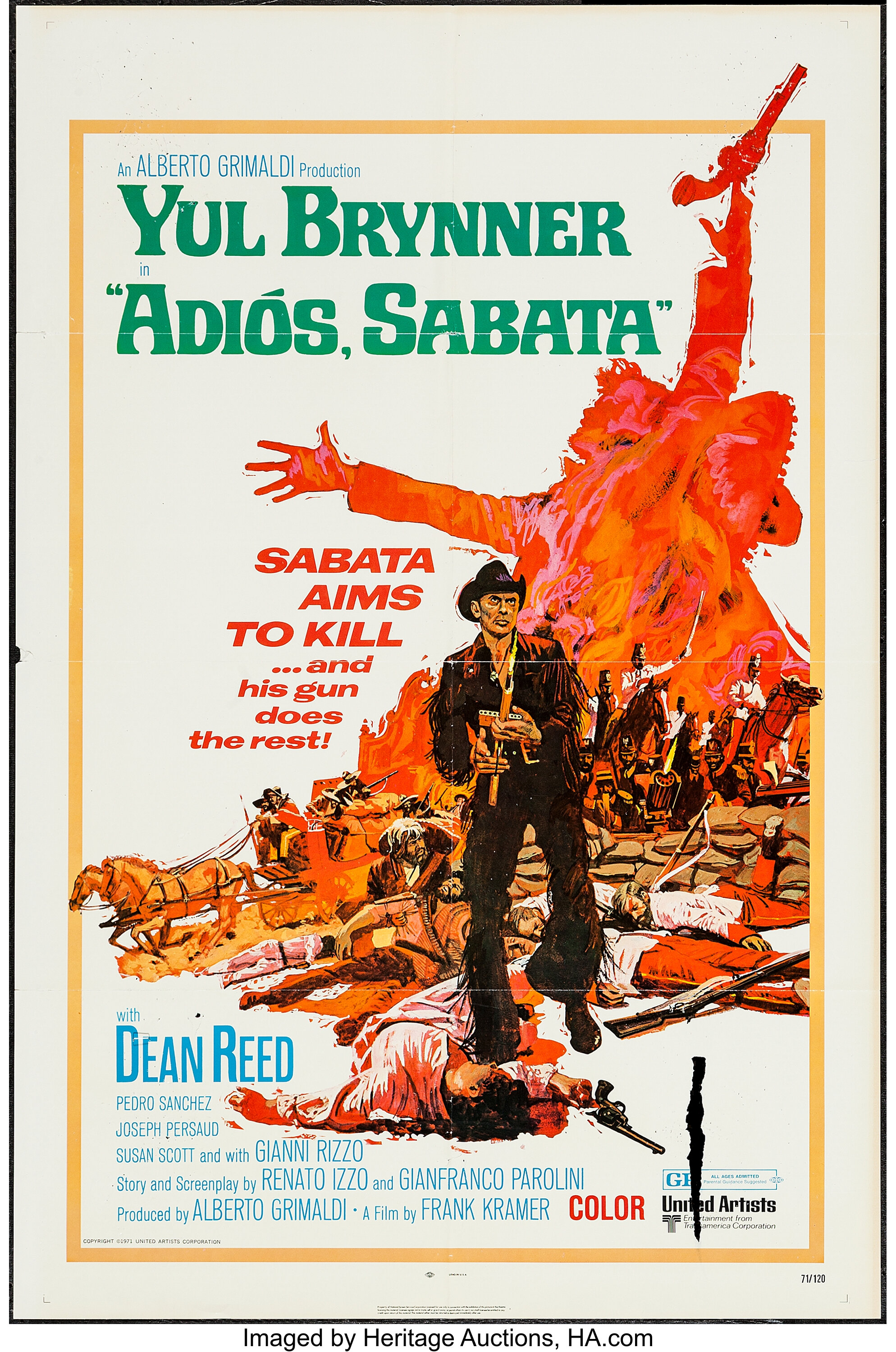 Adios, Sabata & Others Lot (United Artists, 1971). One Sheets (7) | Lot ...