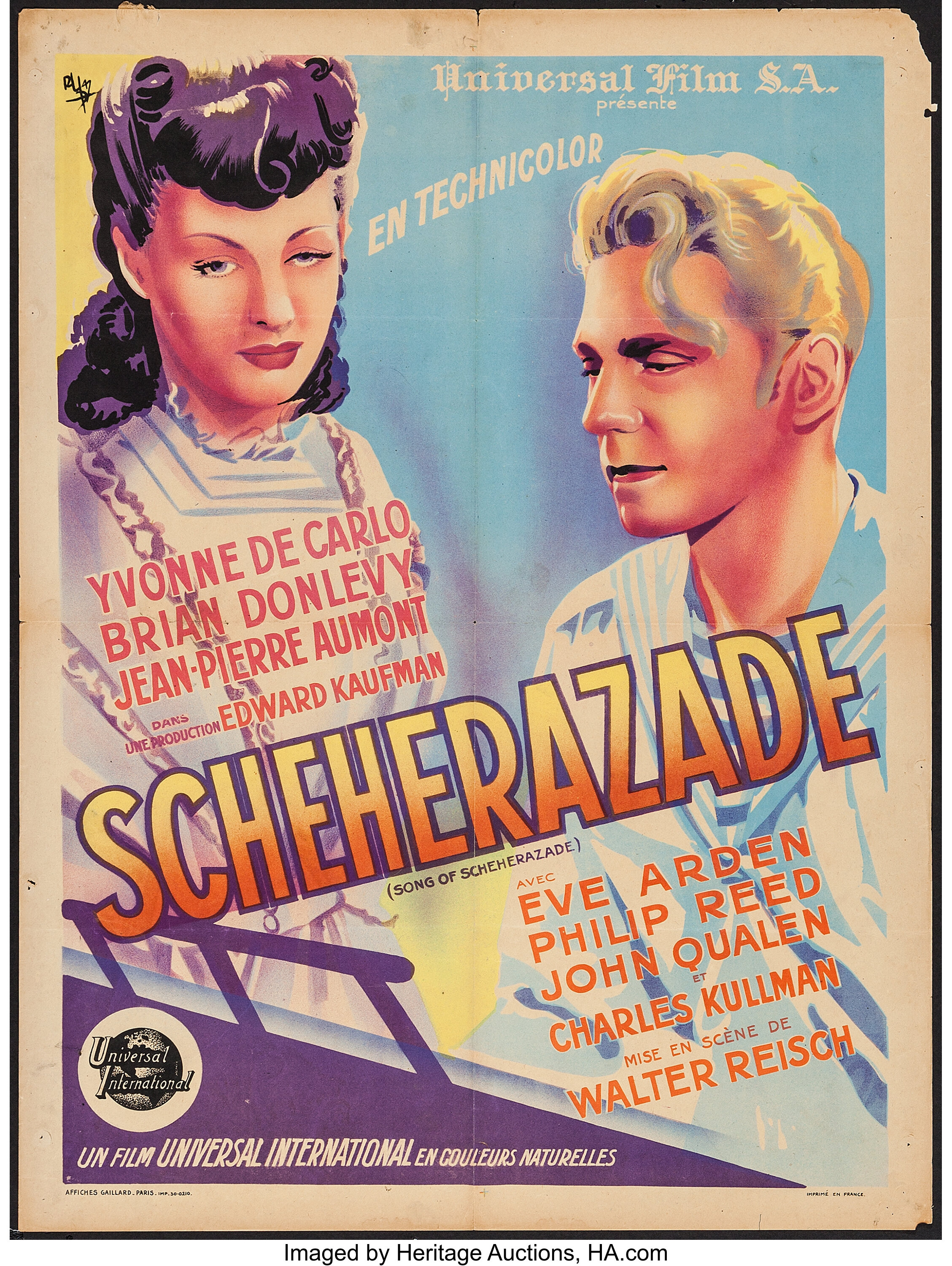 Song of Scheherazade (Universal International, 1947). French | Lot ...