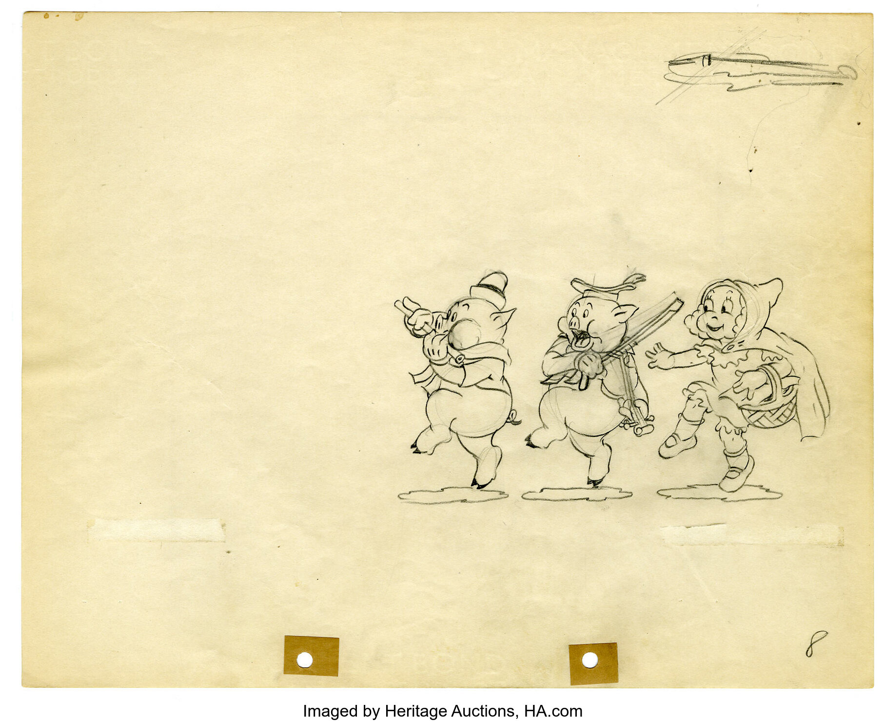 Walt Disney Studios - "The Big Bad Wolf" Animation Production | Lot ...