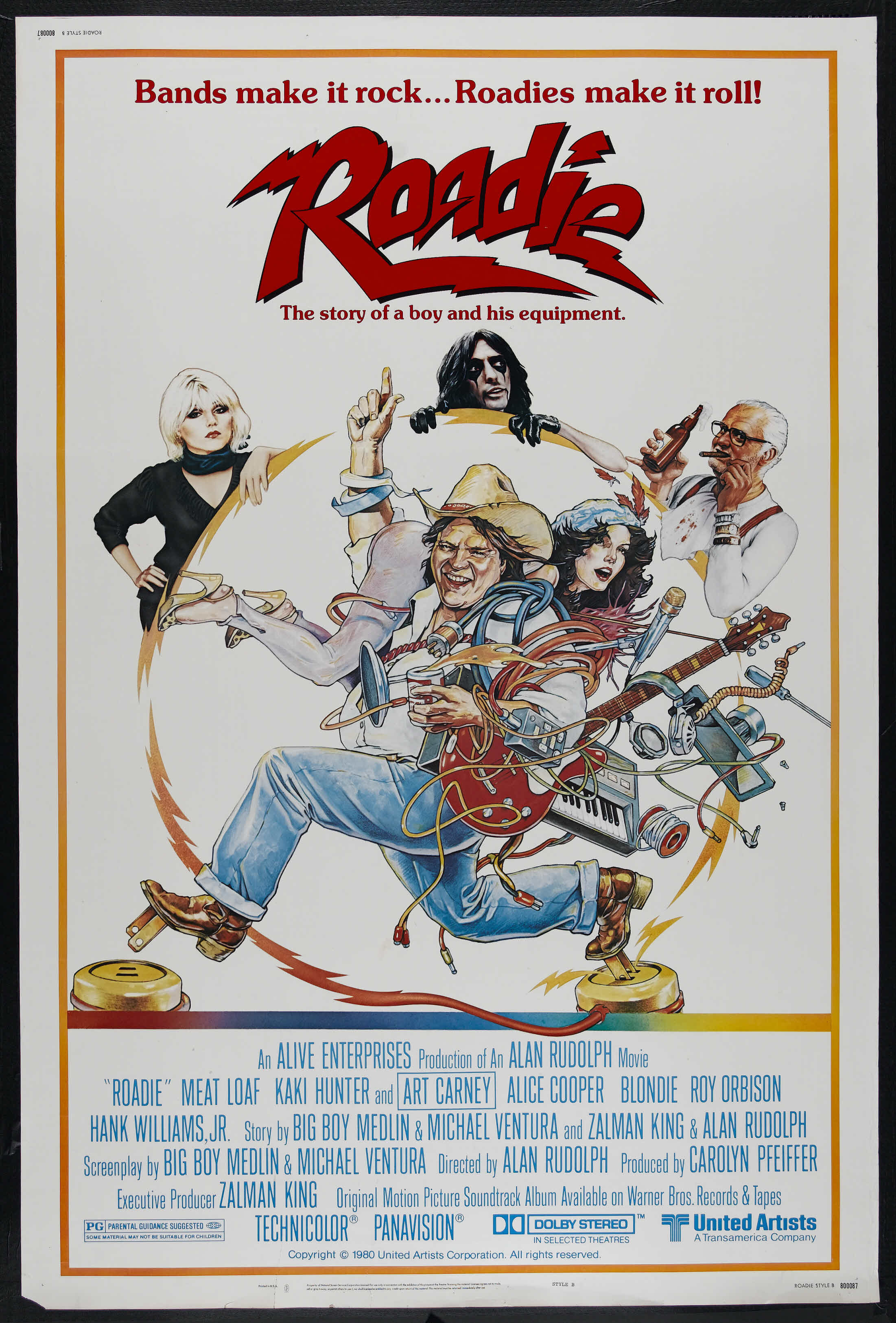 Roadie (United Artists, 1980). Poster (40" X 60"). Musical Comedy ...