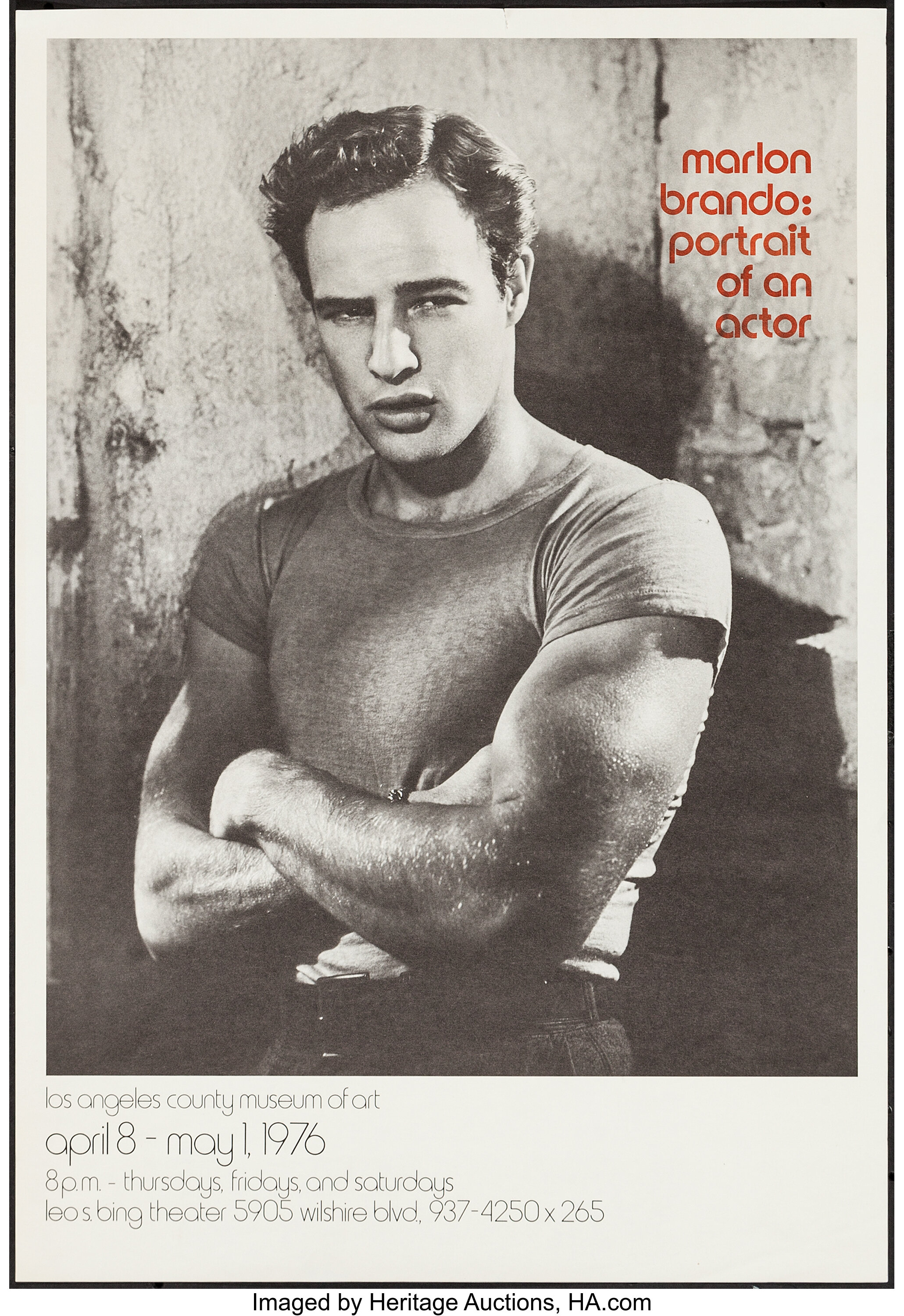 Marlon Brando: Portrait of an Actor (Los Angeles County Museum of | Lot ...
