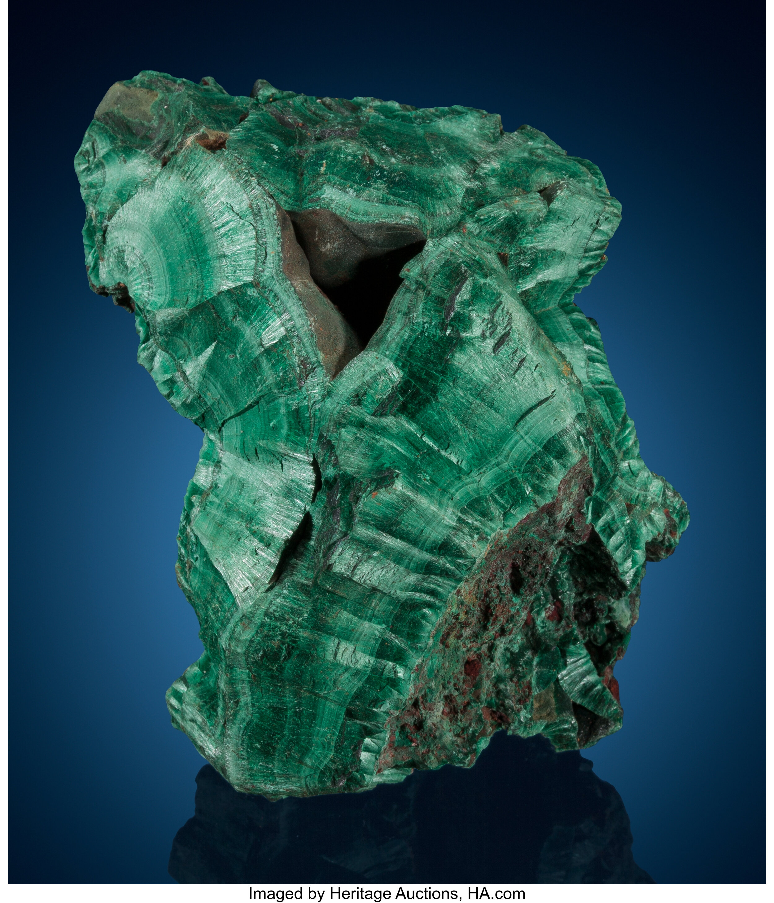 Malachite. Bisbee, Warren District, Mule Mts, Cochise Co., Arizona ...