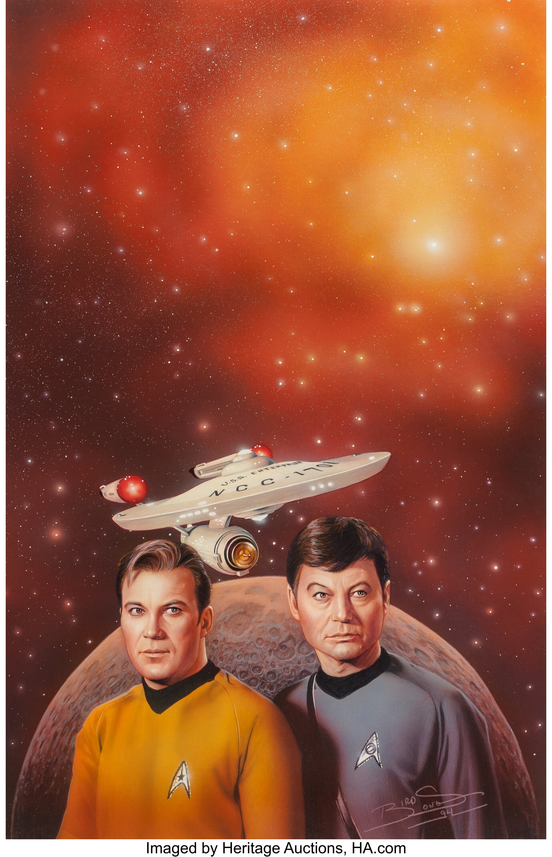 Keith Birdsong (American, 20th Century). The Better Man, Star Trek ...