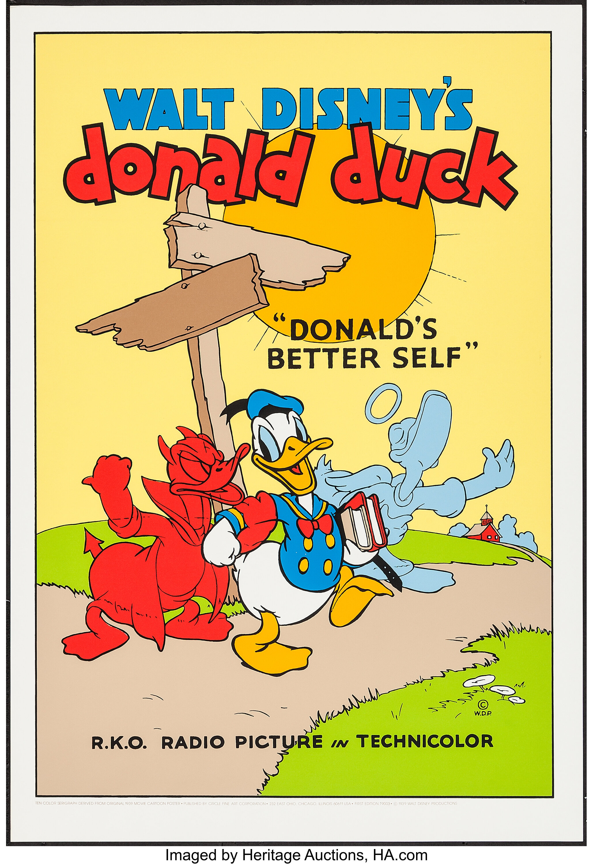 Donald's Better Self (Circle Fine Art, R-1980s). Fine Art | Lot #52095 ...