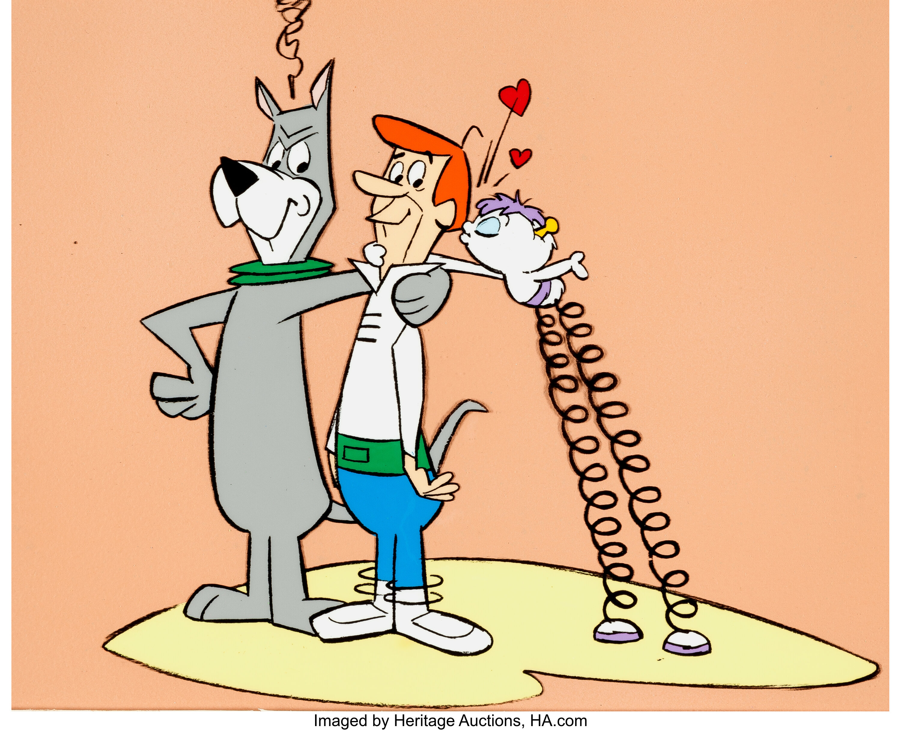 The Jetsons George, Astro and Orbity Publicity Cel (Hanna-Barbera ...