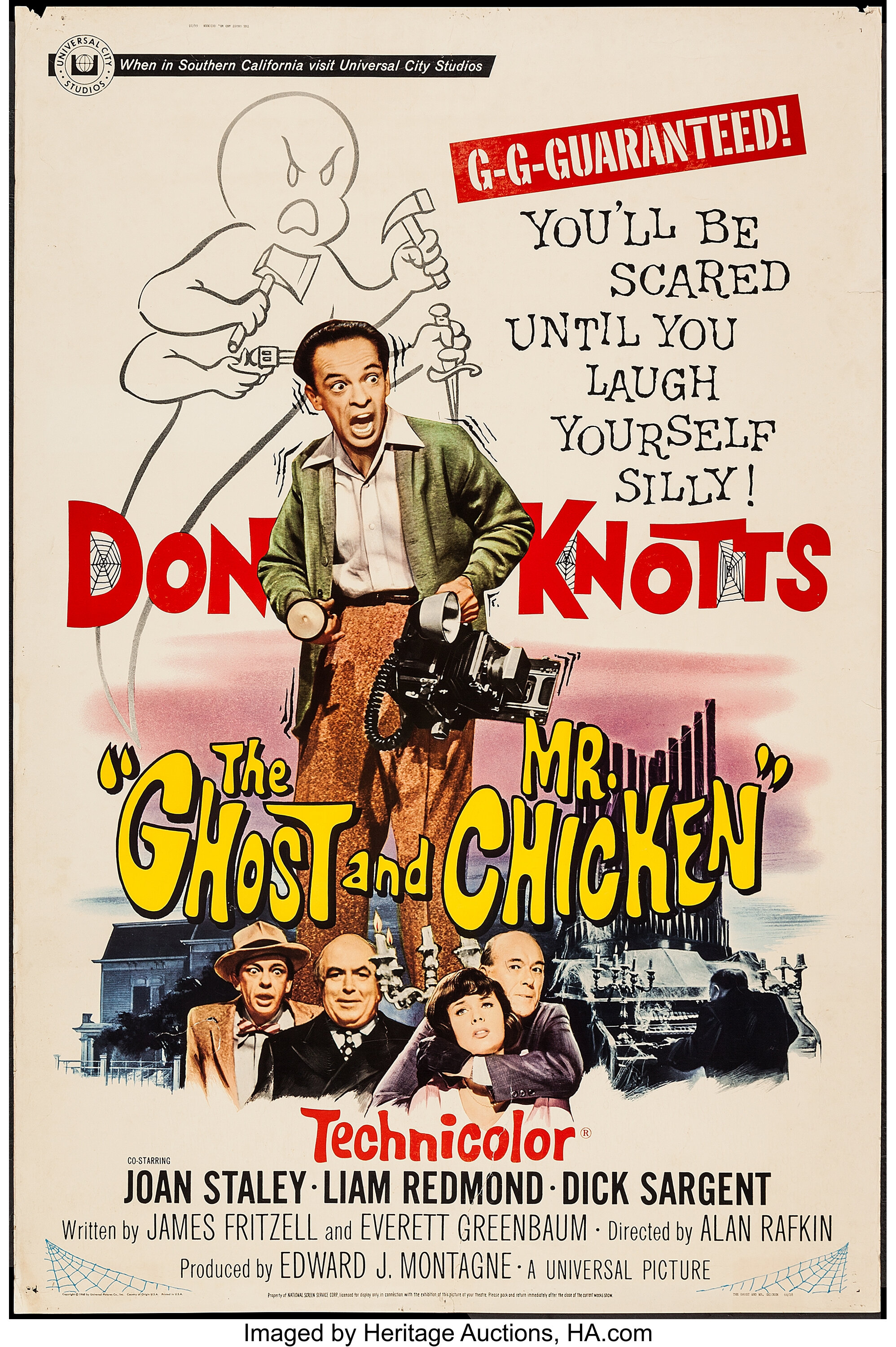 The Ghost and Mr. Chicken (Universal, 1966). Poster (40" X 60"). | Lot ...