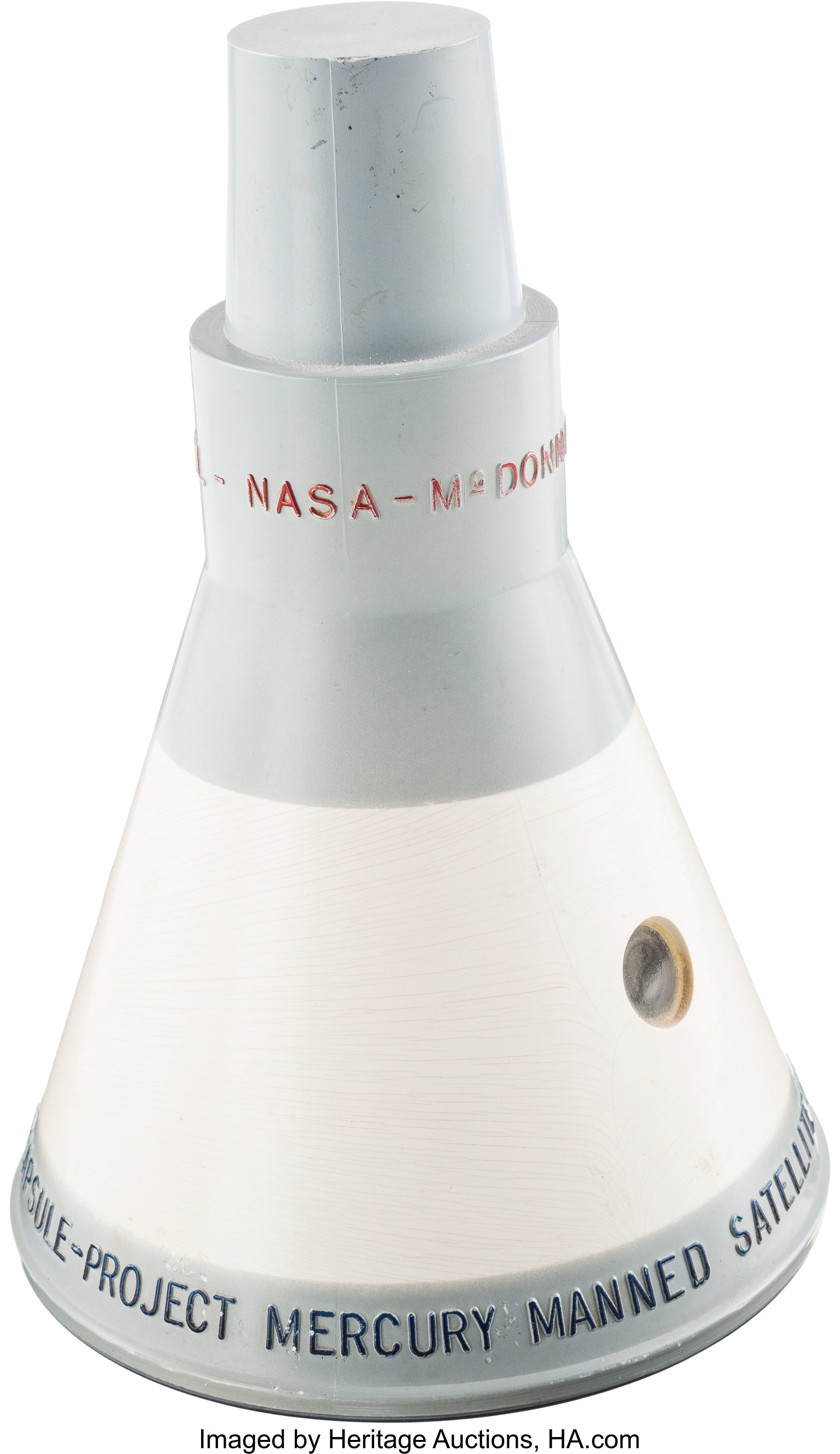 "Project Mercury Manned Satellite Capsule" Contractor's Model by | Lot ...