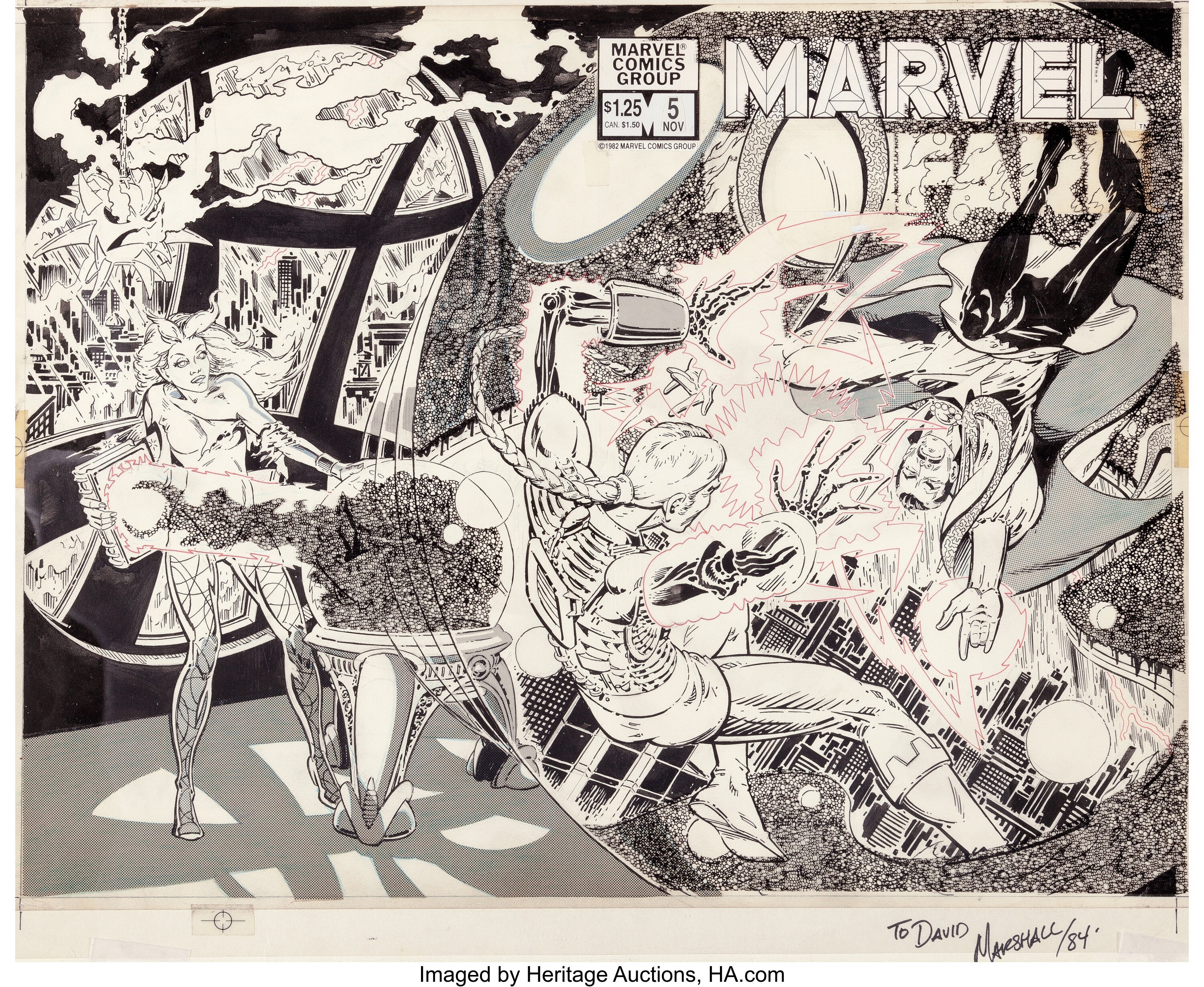 Marshall Rogers and P. Craig Russell Marvel Fanfare #5 Wrap-Around ...