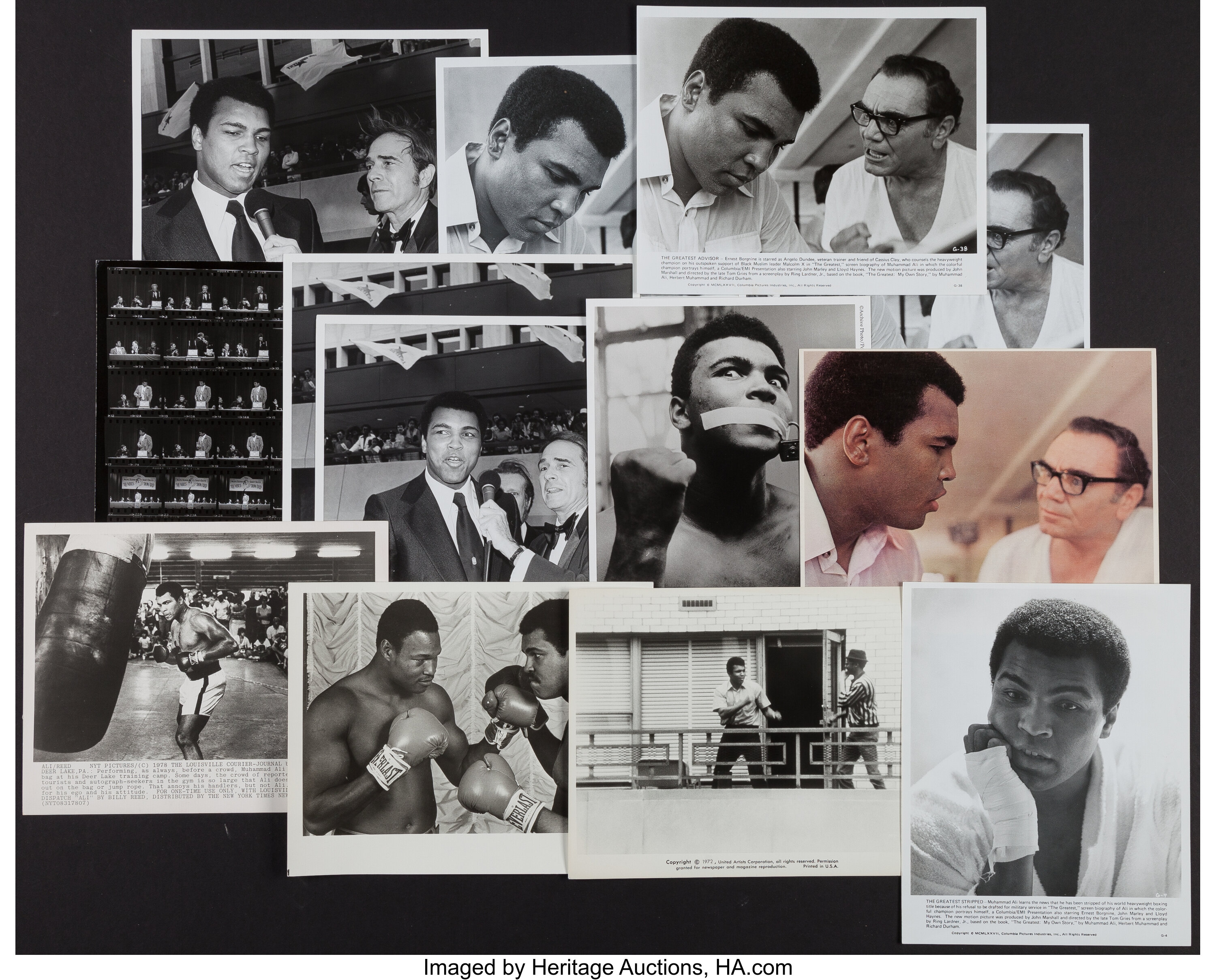Muhammad Ali Original Press Photographs Lot of 13.... Boxing | Lot ...