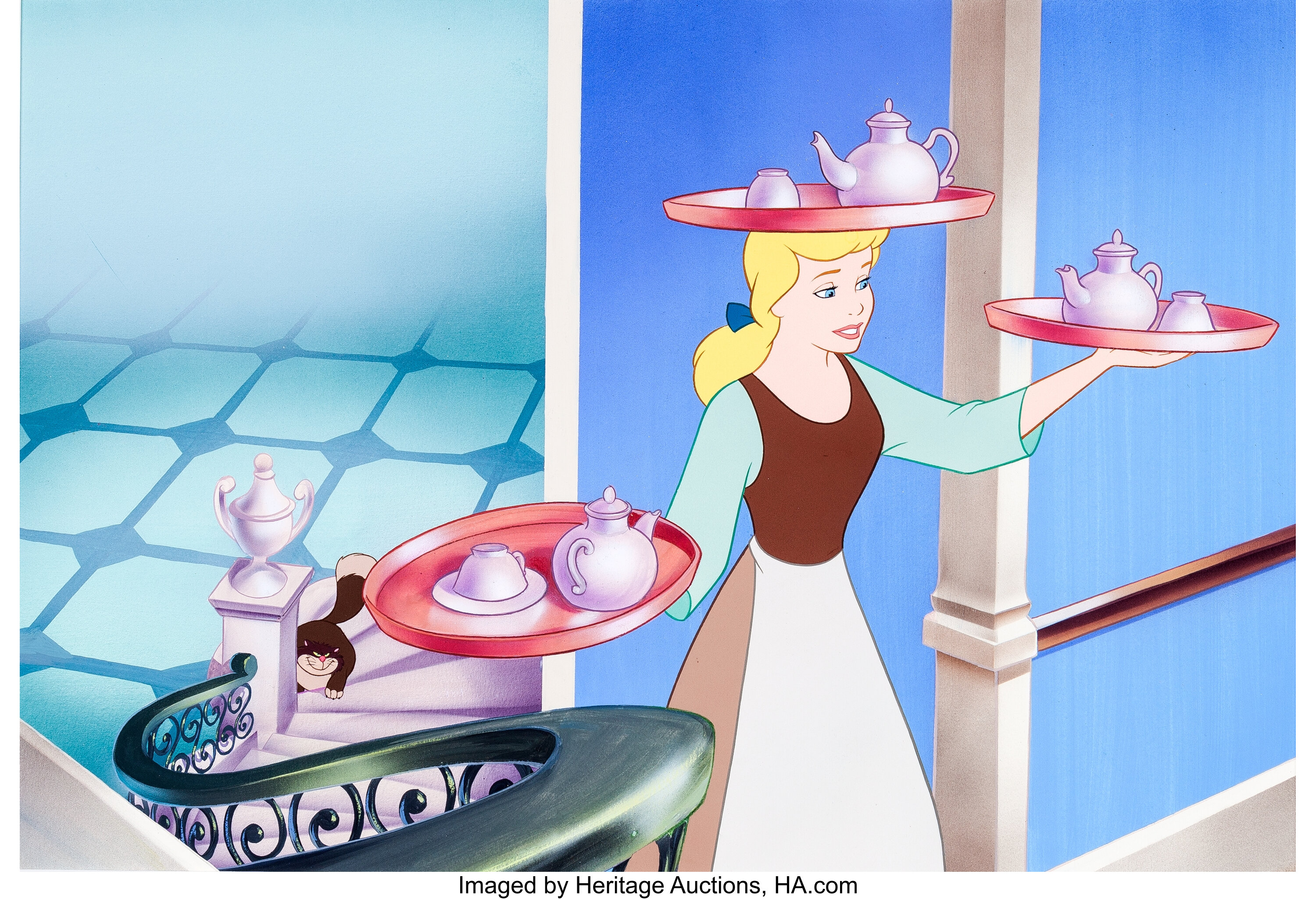 Cinderella Read-Aloud Storybook Page 3 Illustration (Random House ...