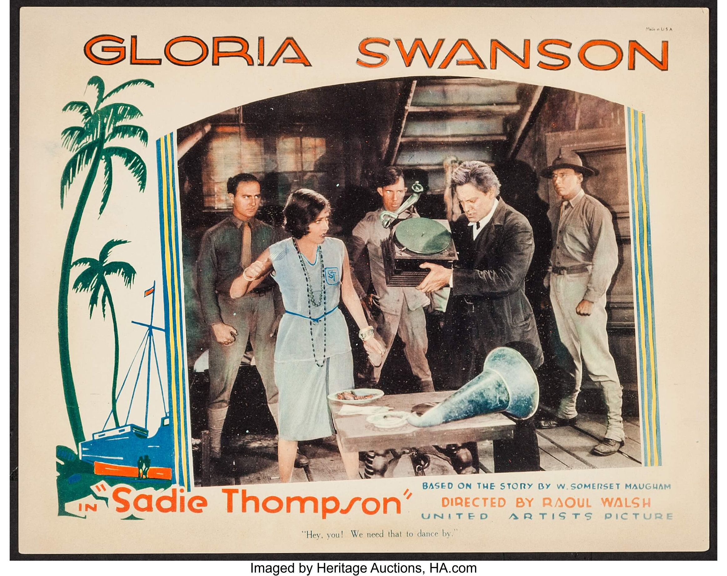 Sadie Thompson (United Artists, 1928). Lobby Card (11" X 14"). | Lot ...
