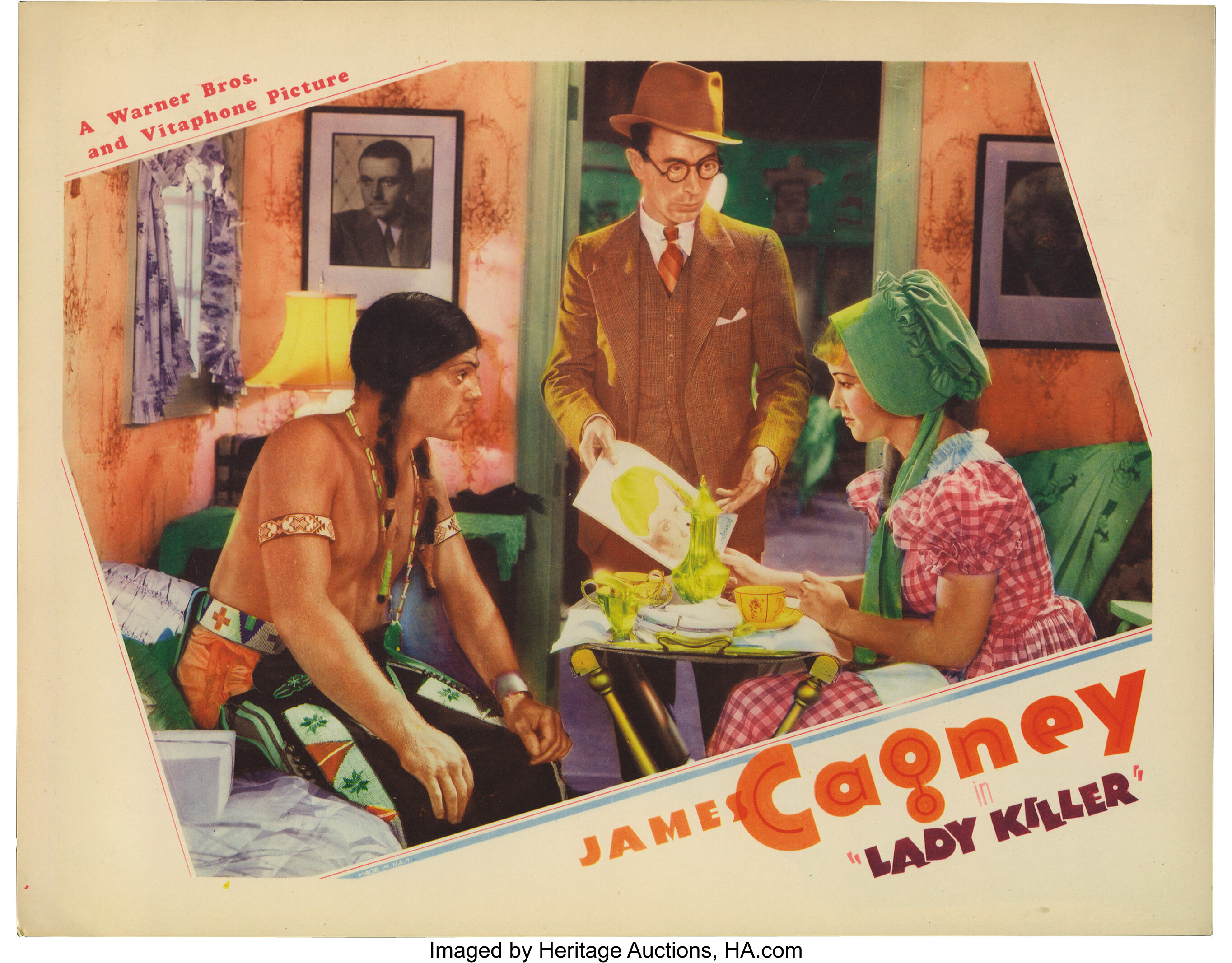 Lady Killer (Warner Brothers, 1933). Lobby Card (11" X 14"). James ...
