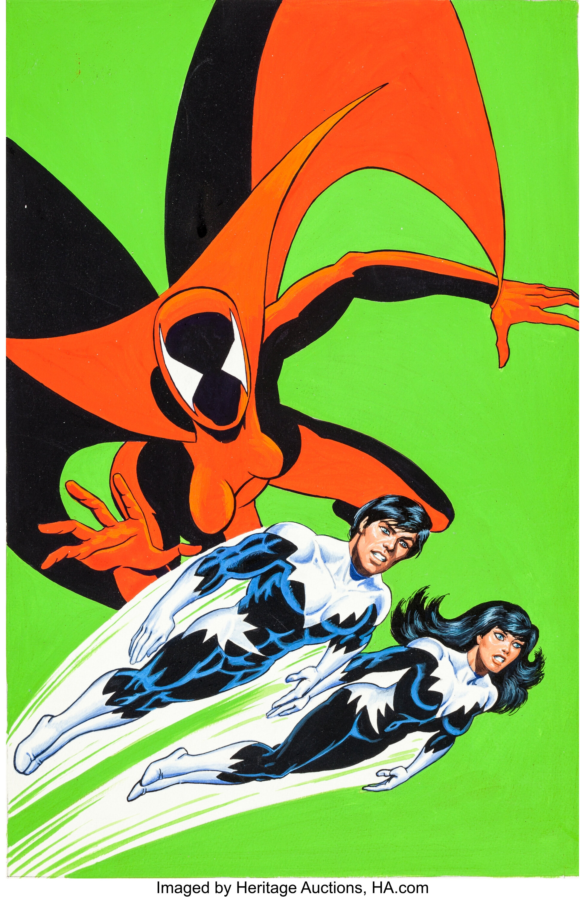 Jean Frisano (attributed) Strange #187 Alpha Flight Cover Painting ...