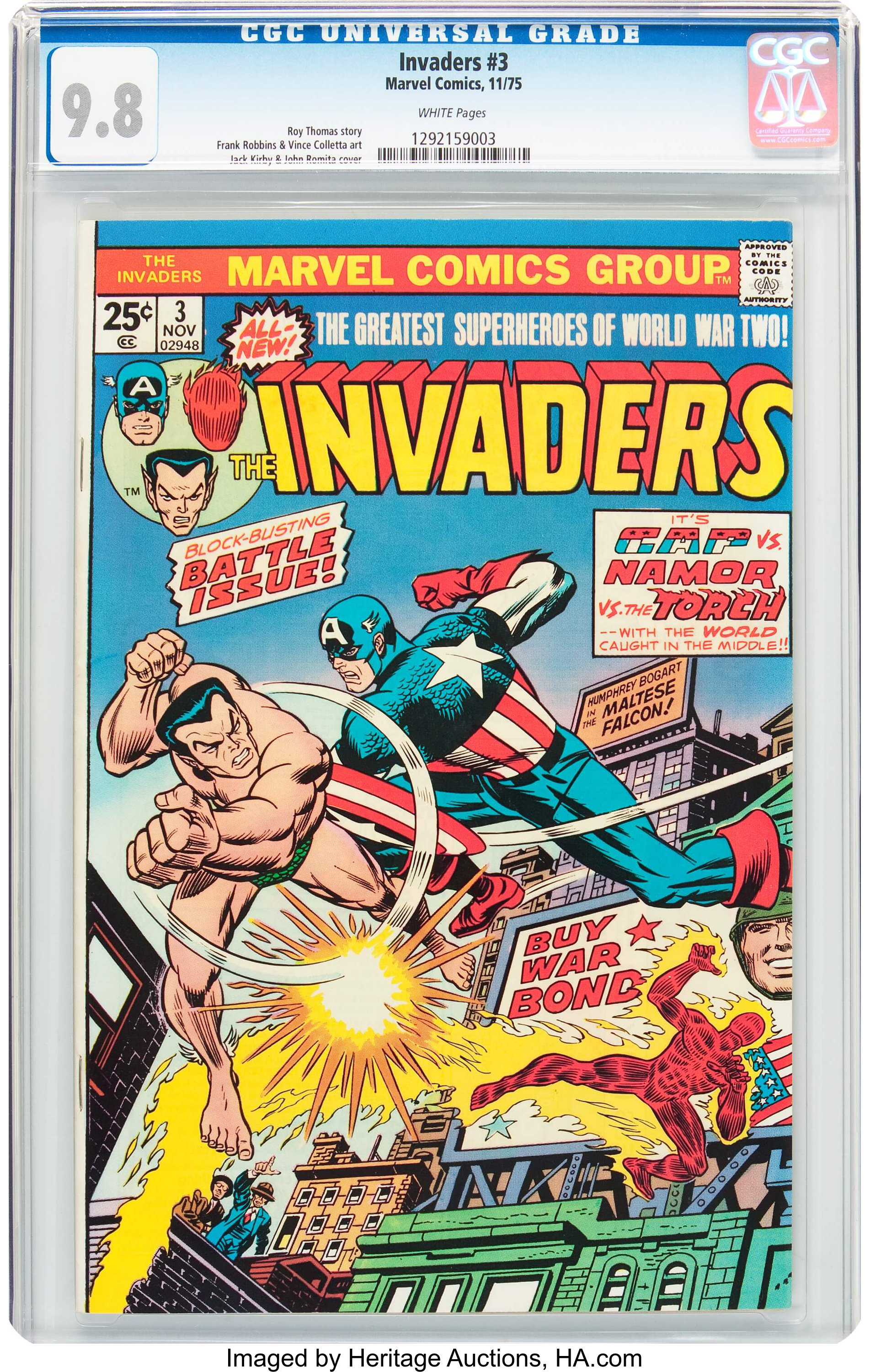 How Much Is The Invaders #3 Worth? Browse Comic Prices | Heritage Auctions