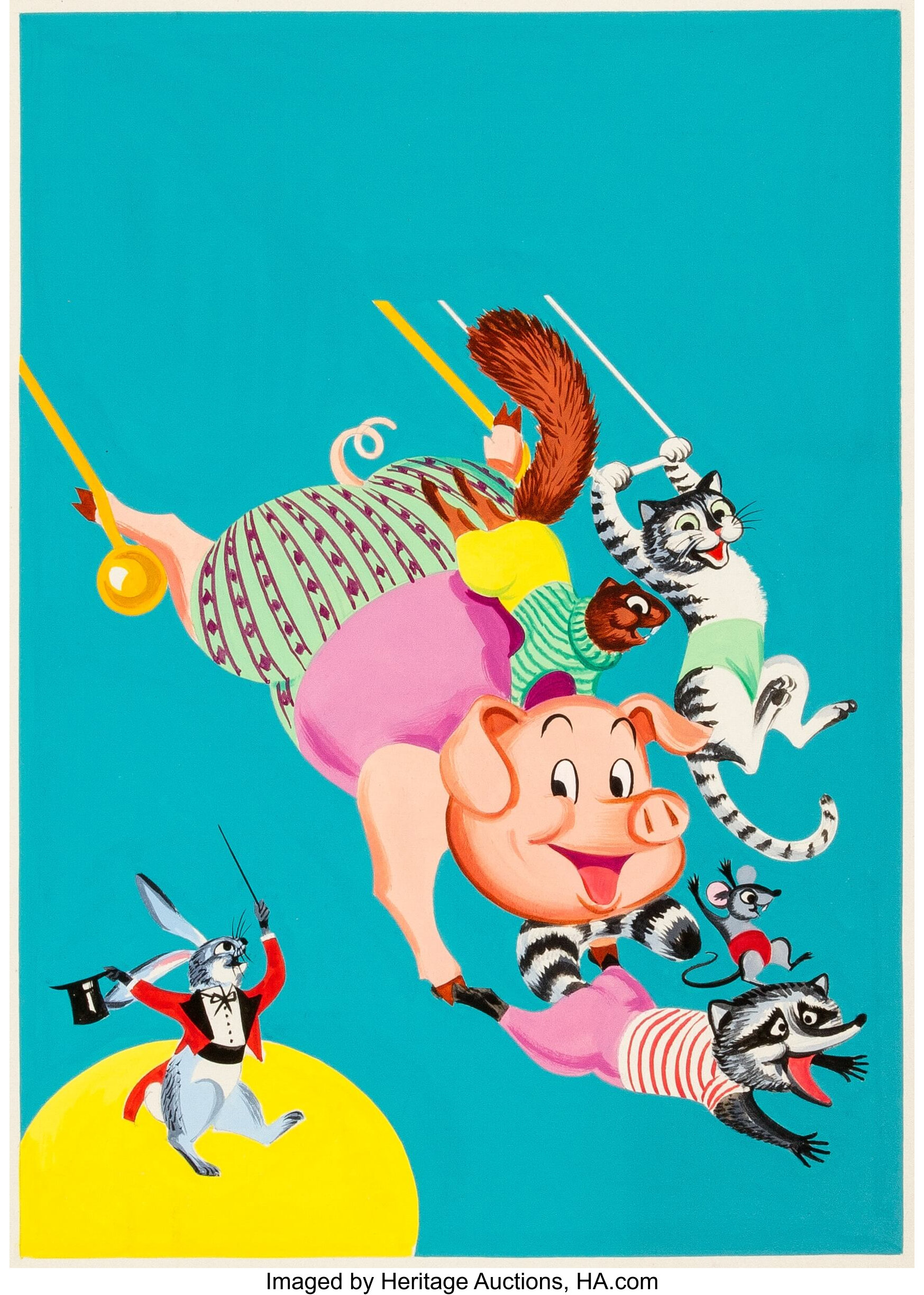 Dan Lawler - Children's Magazine Cover Painting Original Art | Lot ...