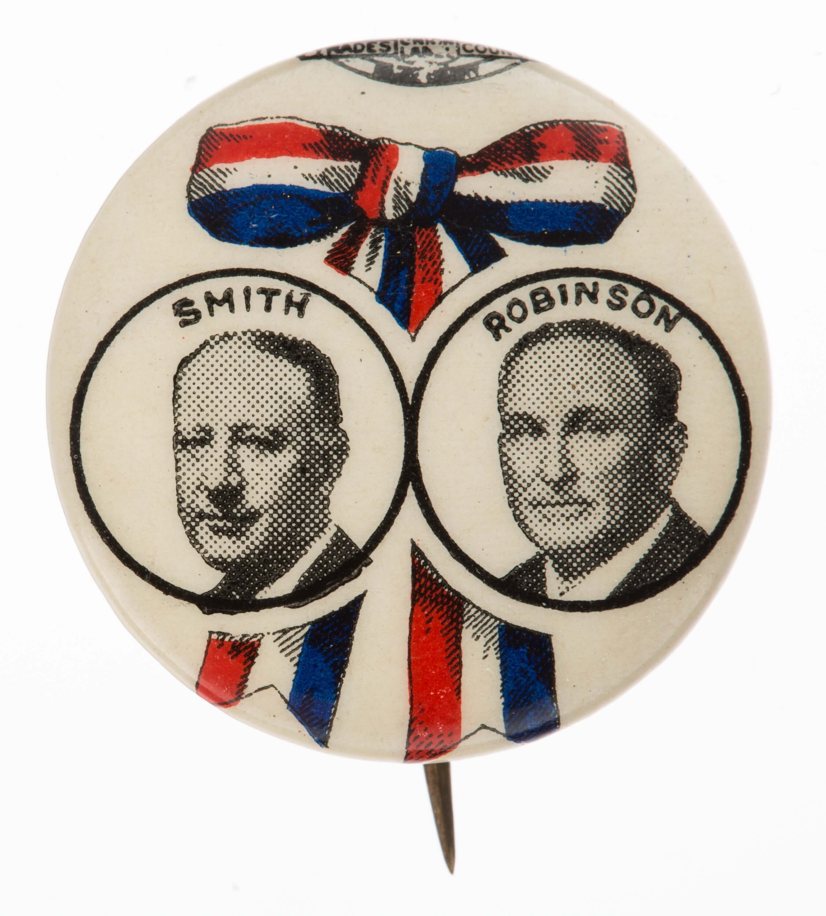 Smith & Robinson: White Background Retro Jugate.... Political | Lot ...