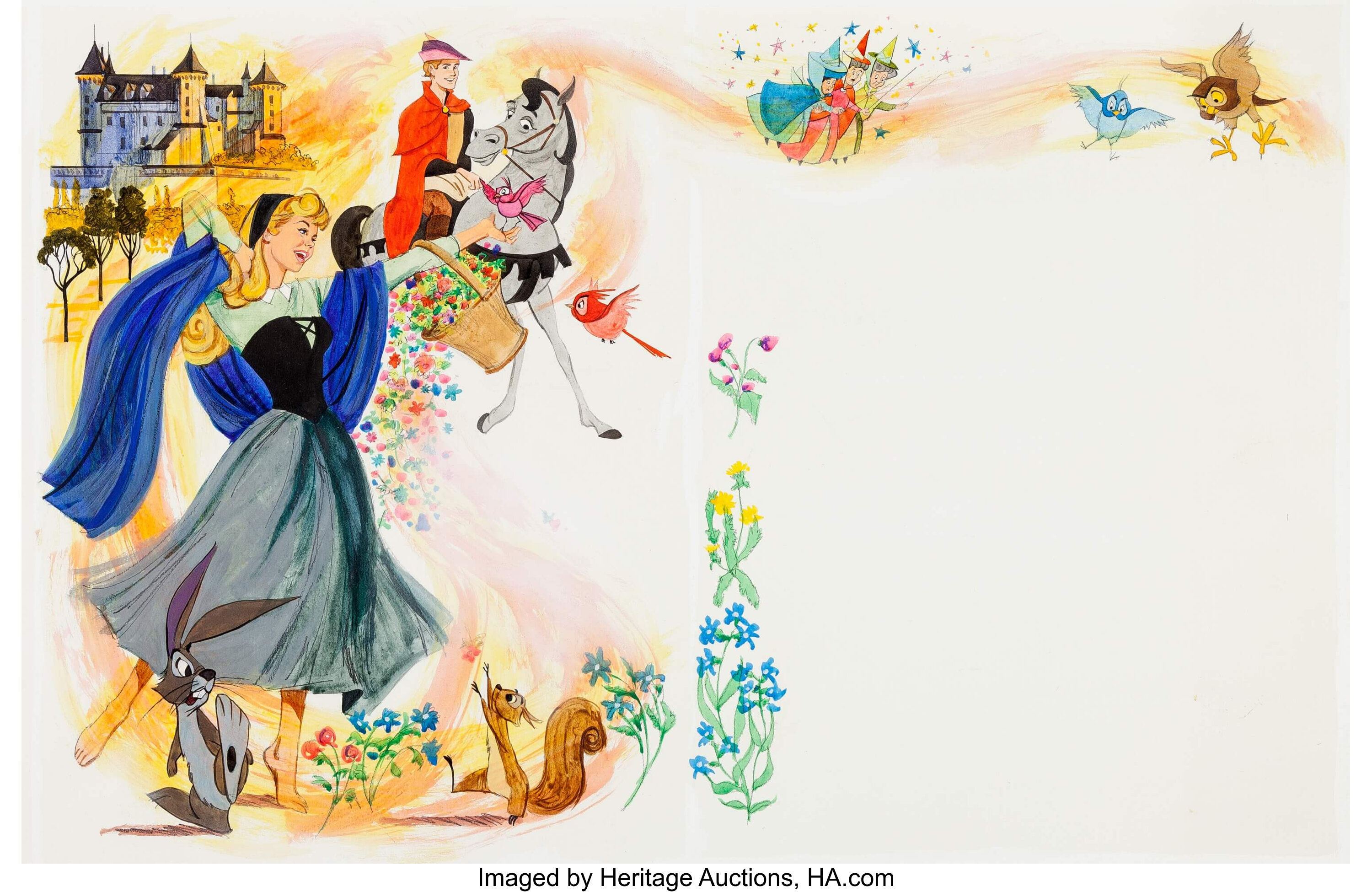 Wonderful World of Disney Magazine Vol 2 #2 Double Page Spread | Lot ...