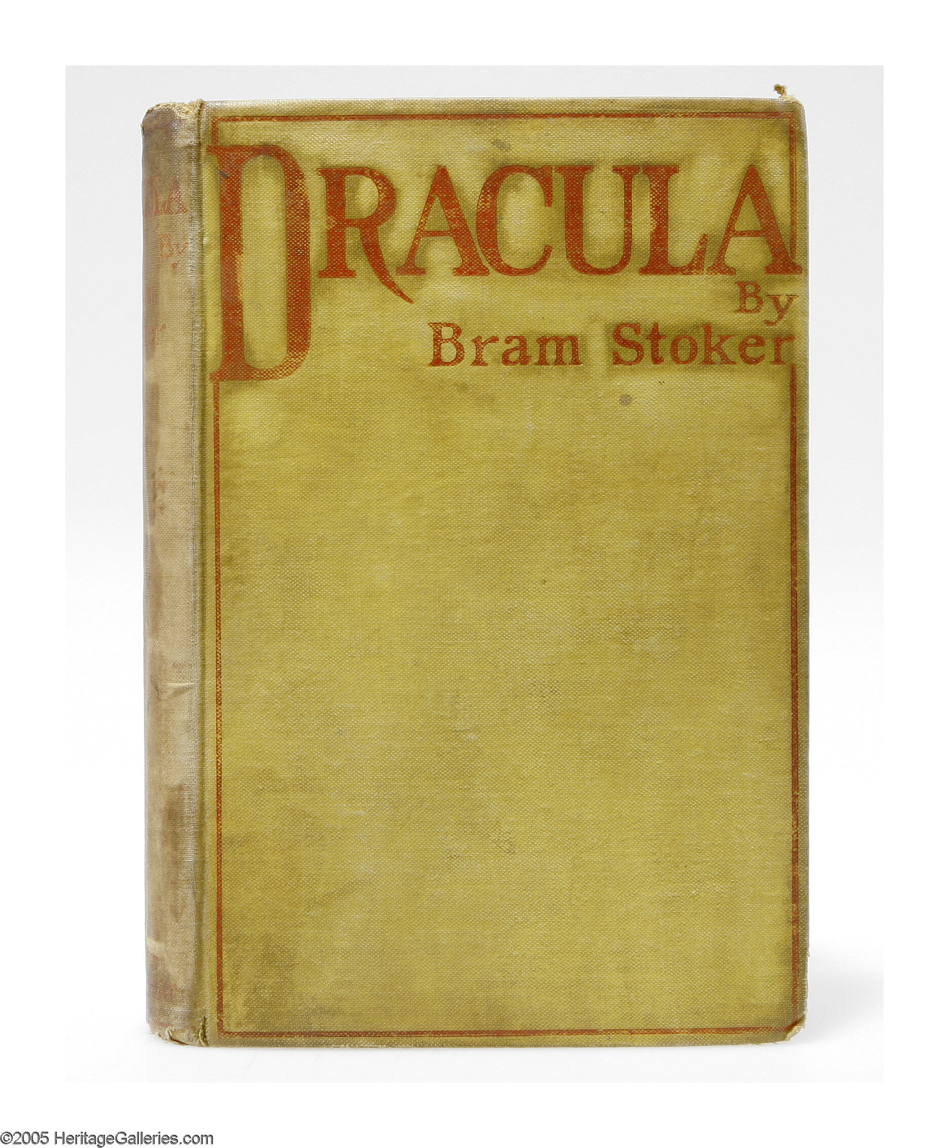 Bram Stoker Signed First Edition Book: Dracula (Westminster | Lot ...