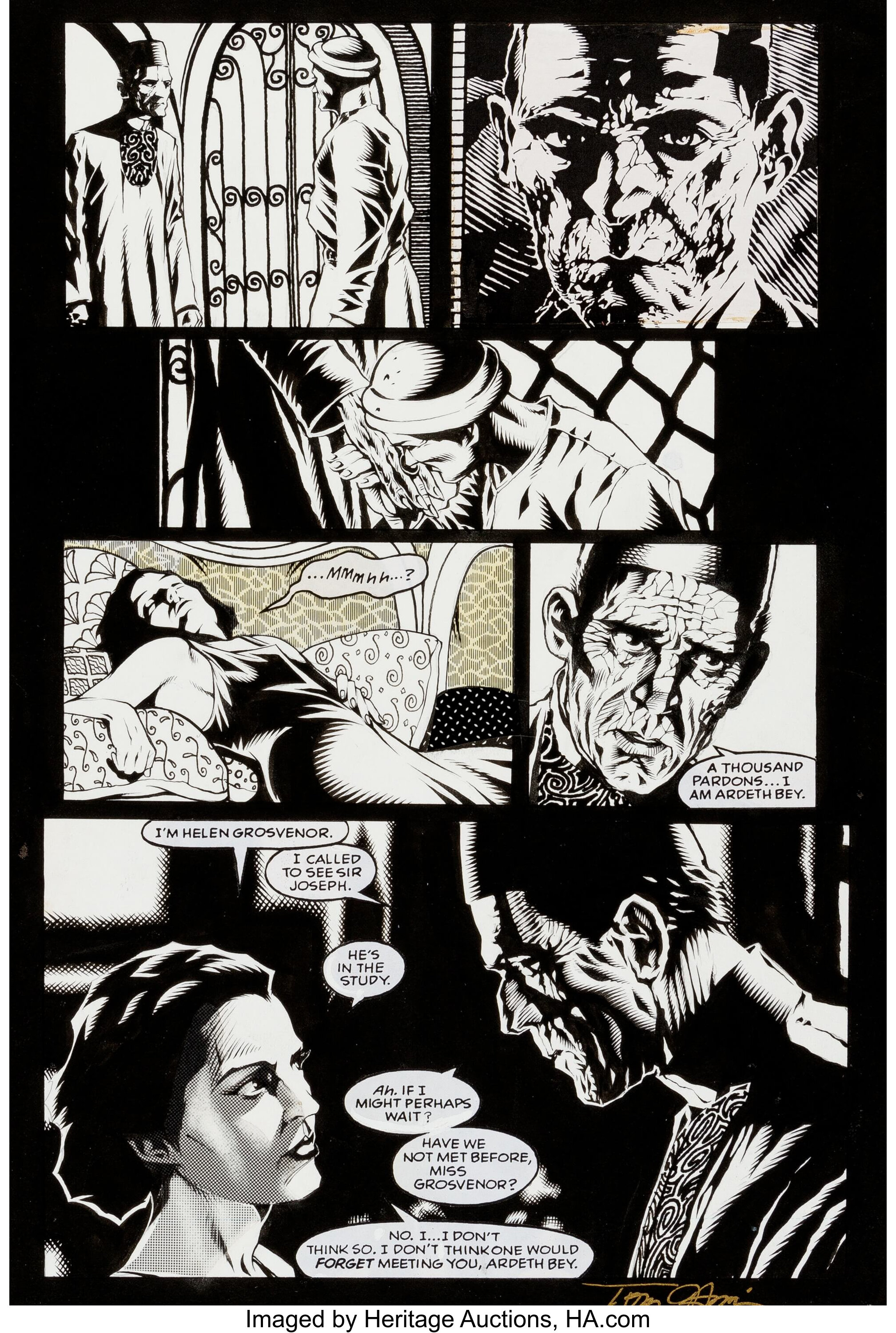 Tony Harris Universal Monsters: The Mummy #1 Page 25 Original Art | Lot ...