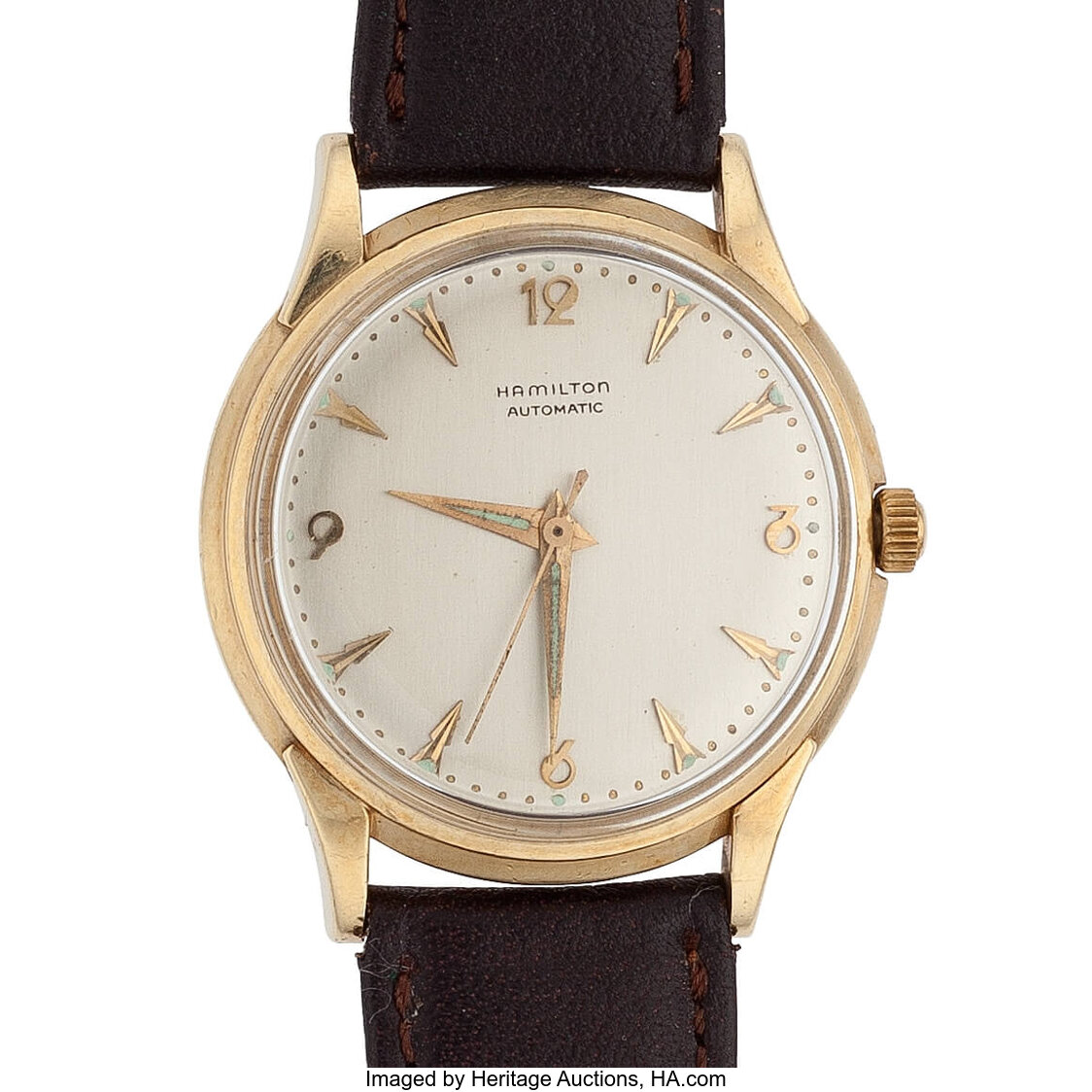 Hamilton 14k Gold Automatic Wristwatch. ... Timepieces | Lot #74002 ...