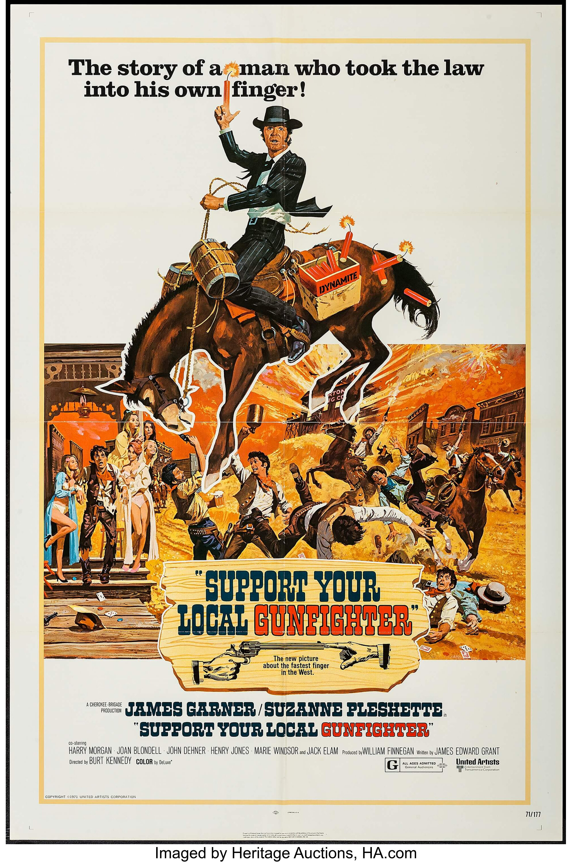Support Your Local Gunfighter & Others Lot (United Artists, 1971 ...