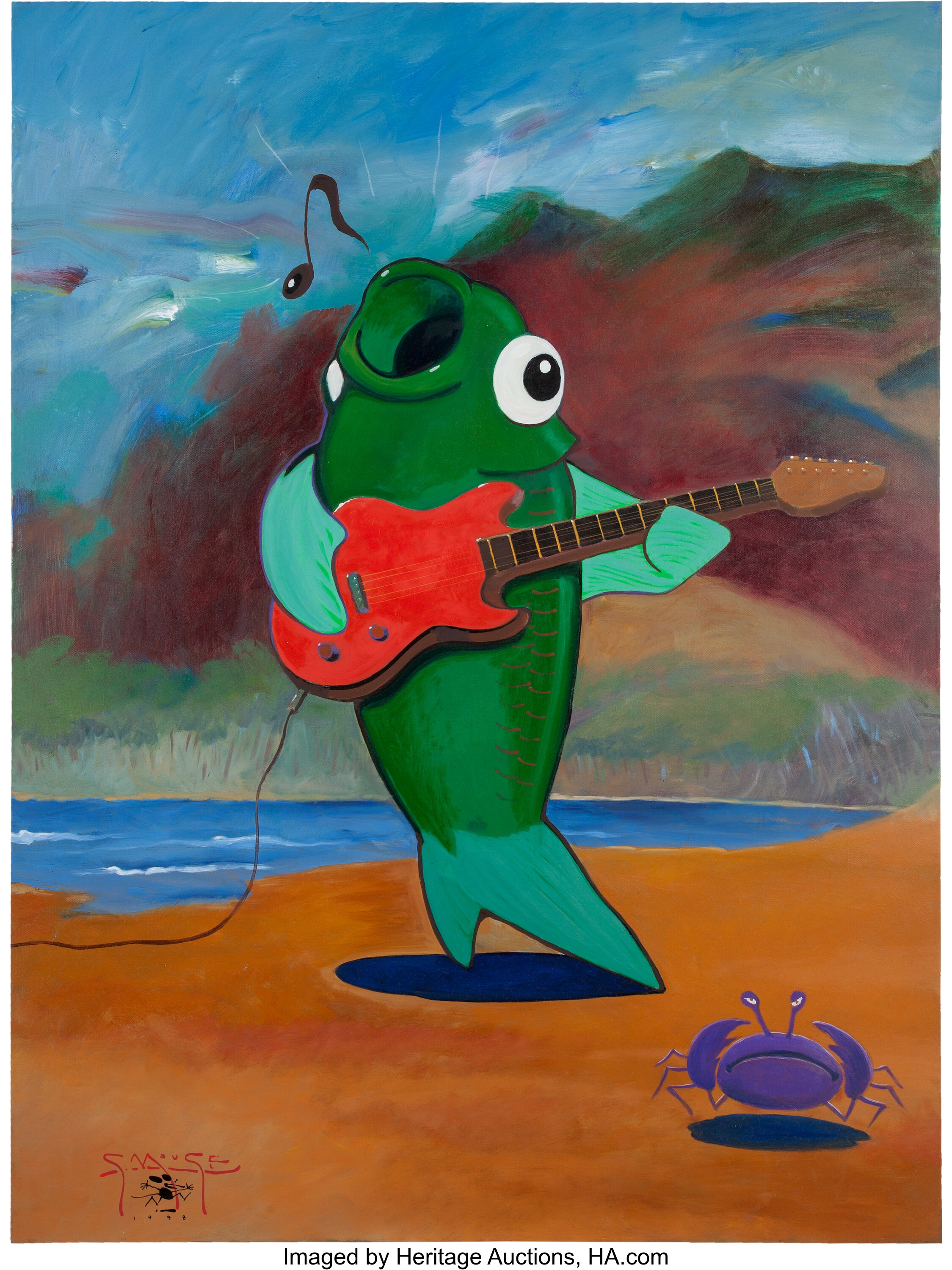 Stanley Mouse (Born 1940) Original Painting For The Band Phish | Lot ...