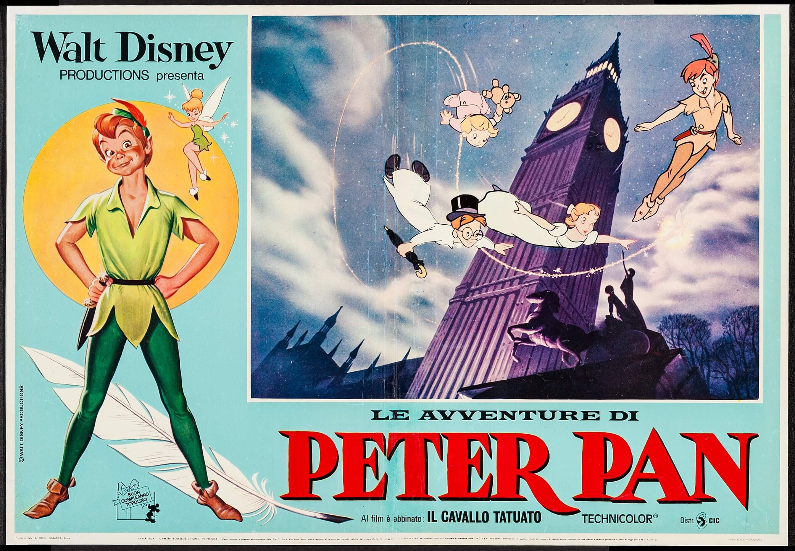 Peter Pan (CIC, R-1970s). Italian Photobusta (18" X 26"). | Lot #51351 ...