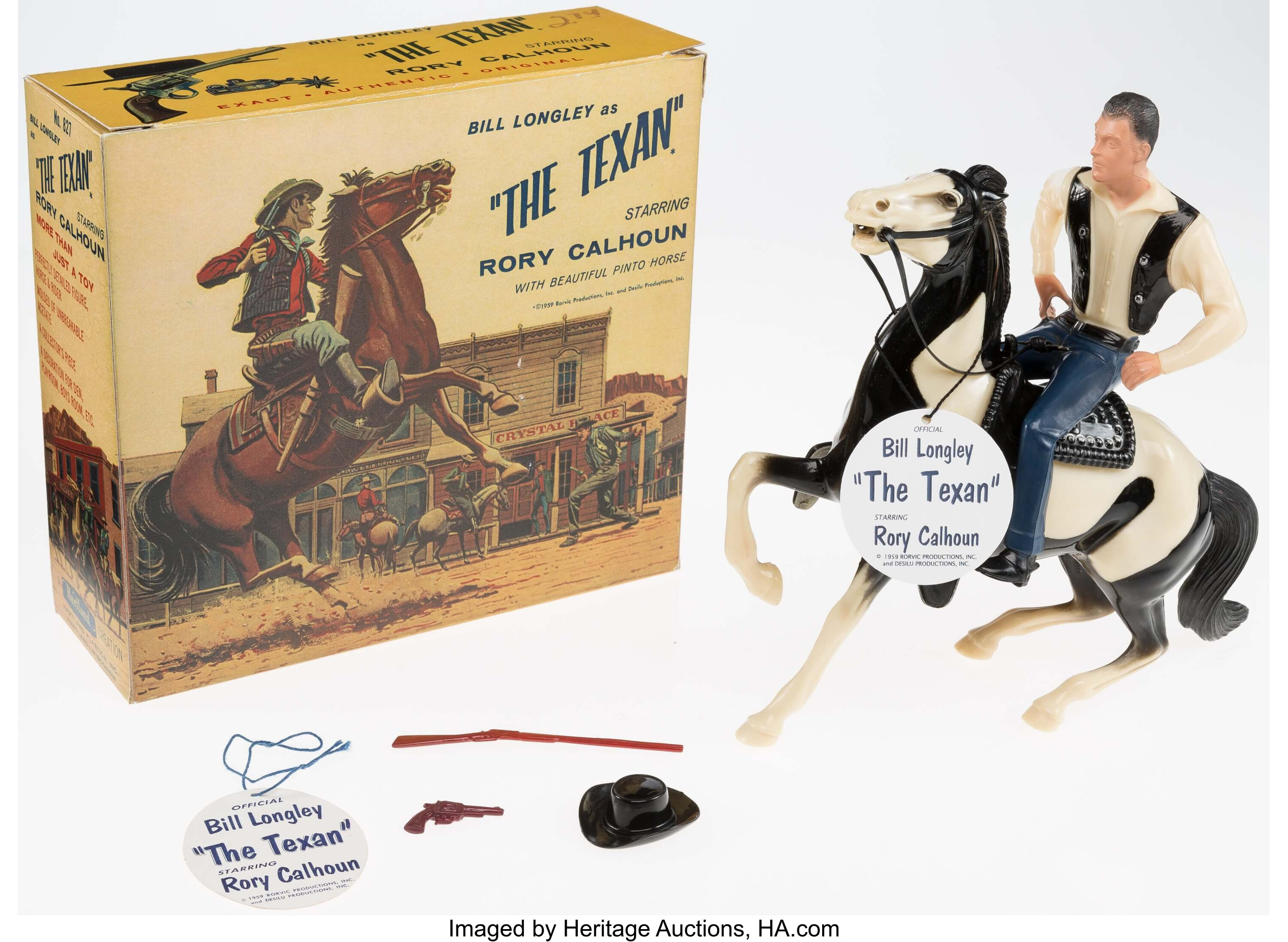 Vintage Hartland - Bill Longley "The Texan" With (Repro.) Box.... | Lot ...