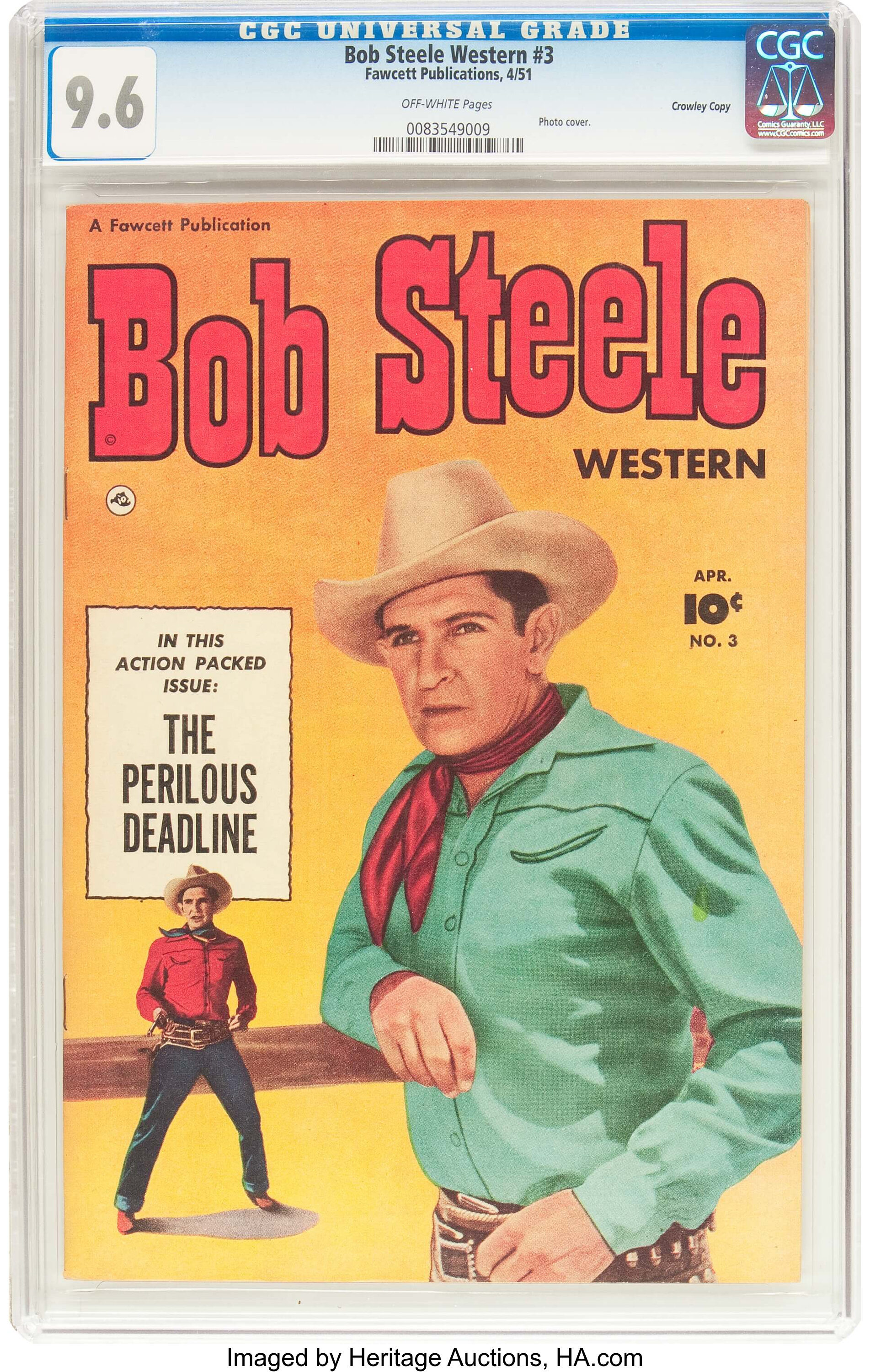 How Much Is Bob Steele Western #3 Worth? Browse Comic Prices | Heritage ...