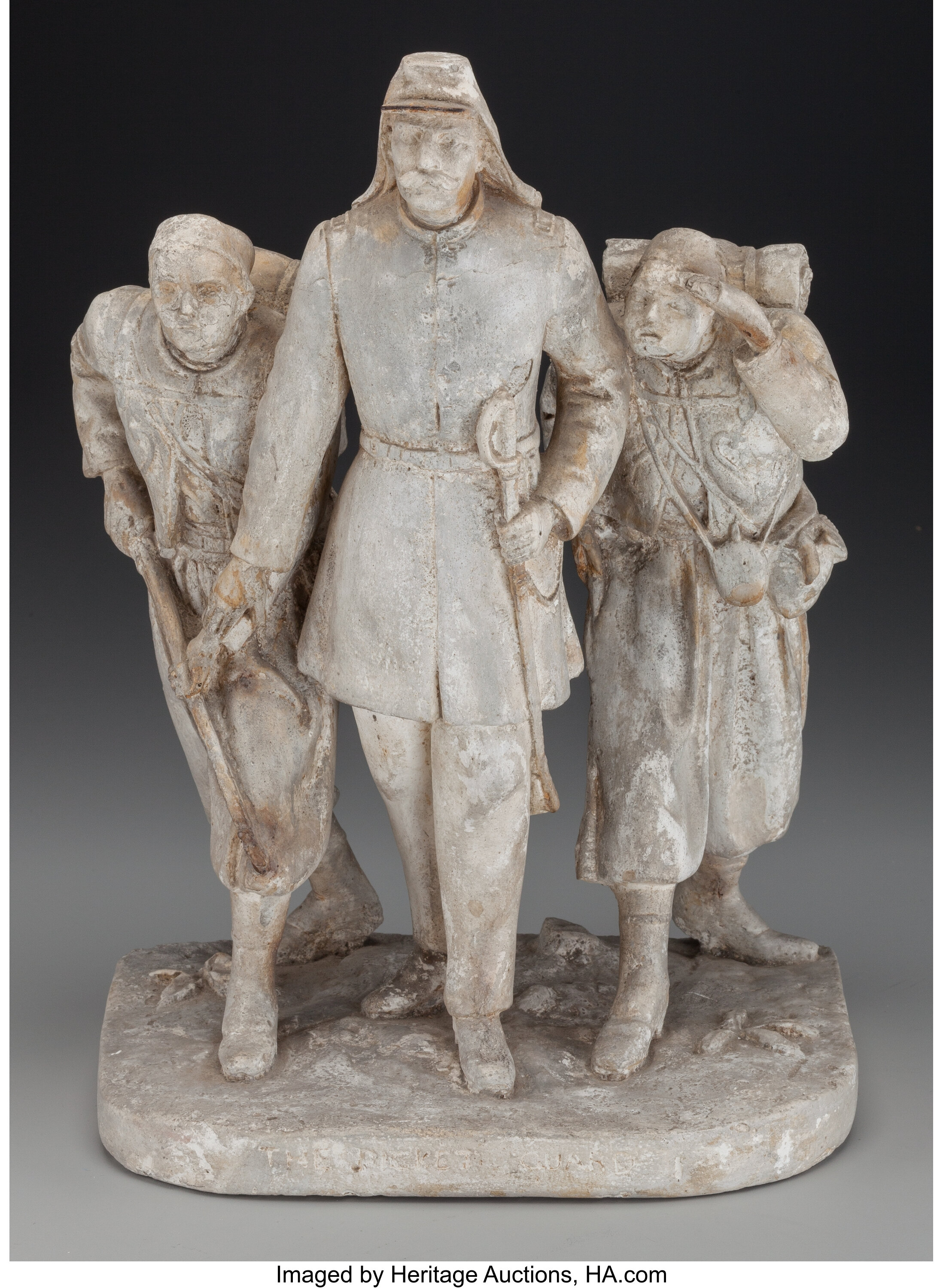 John Rogers (American, 1829-1904). The Picket Guard, circa 1862. | Lot ...