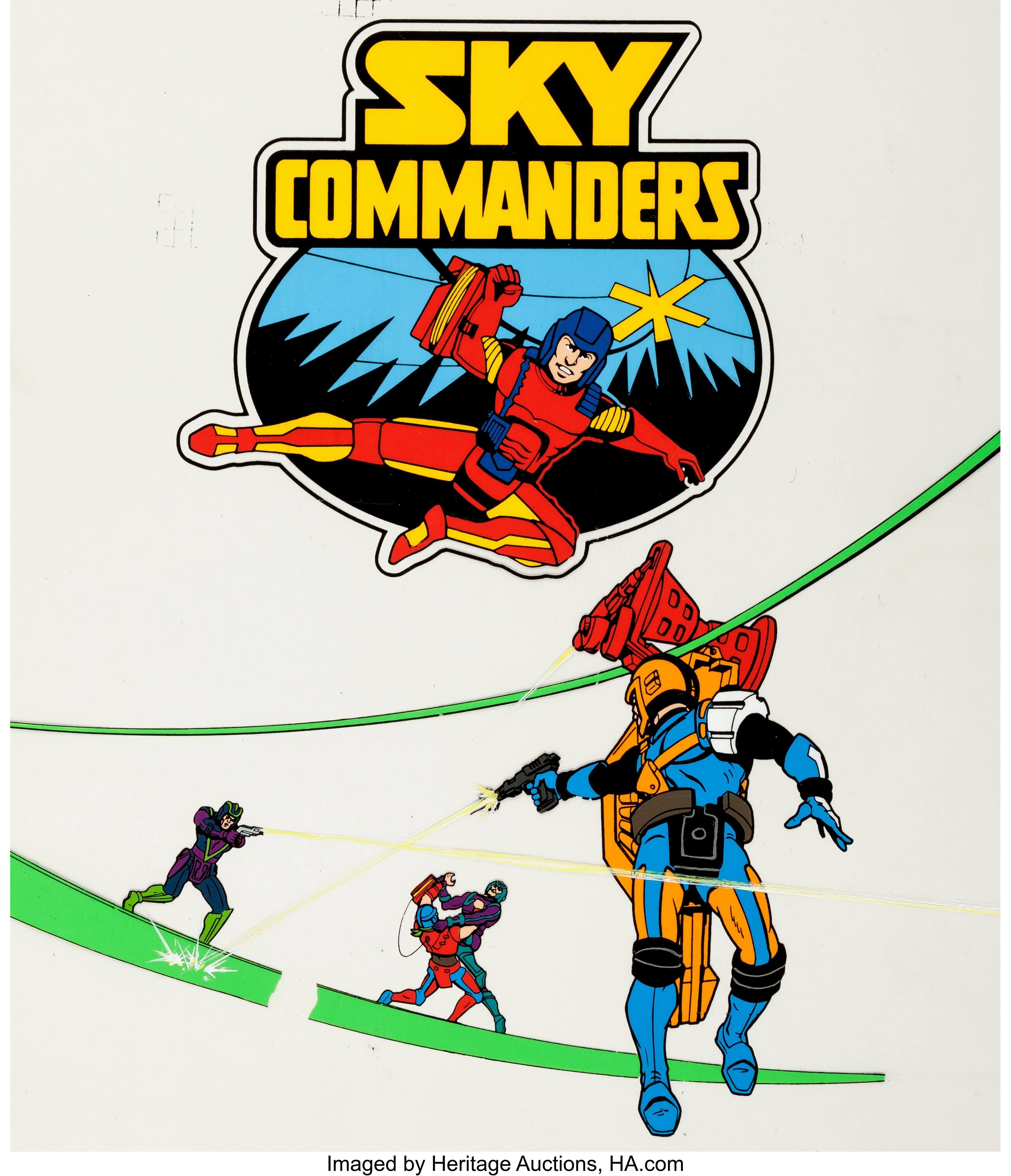 Sky Commanders Presentation Cel and Printed Promo Materials Group | Lot ...