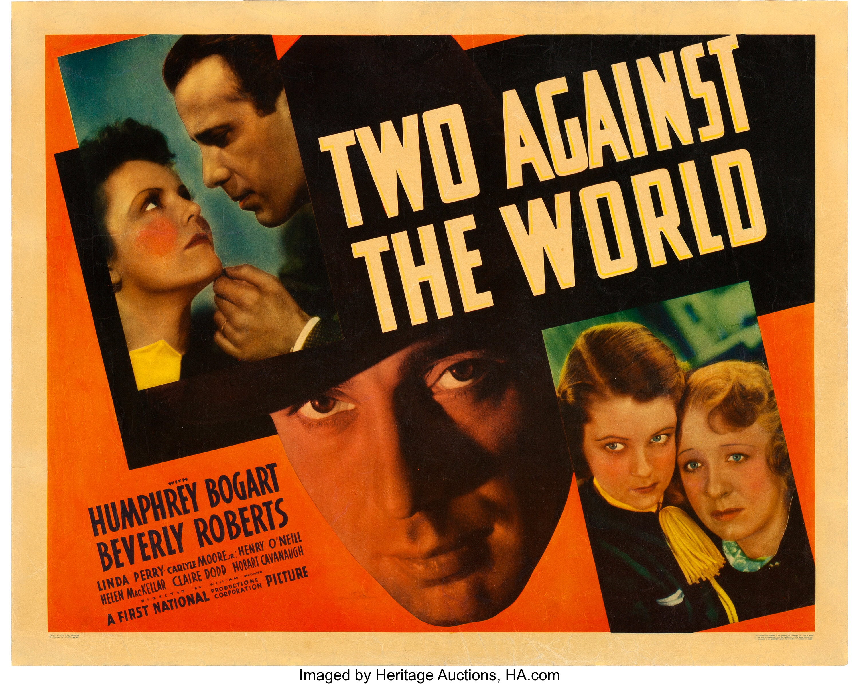 Two Against the World (First National, 1936). Half Sheet (22" X | Lot ...