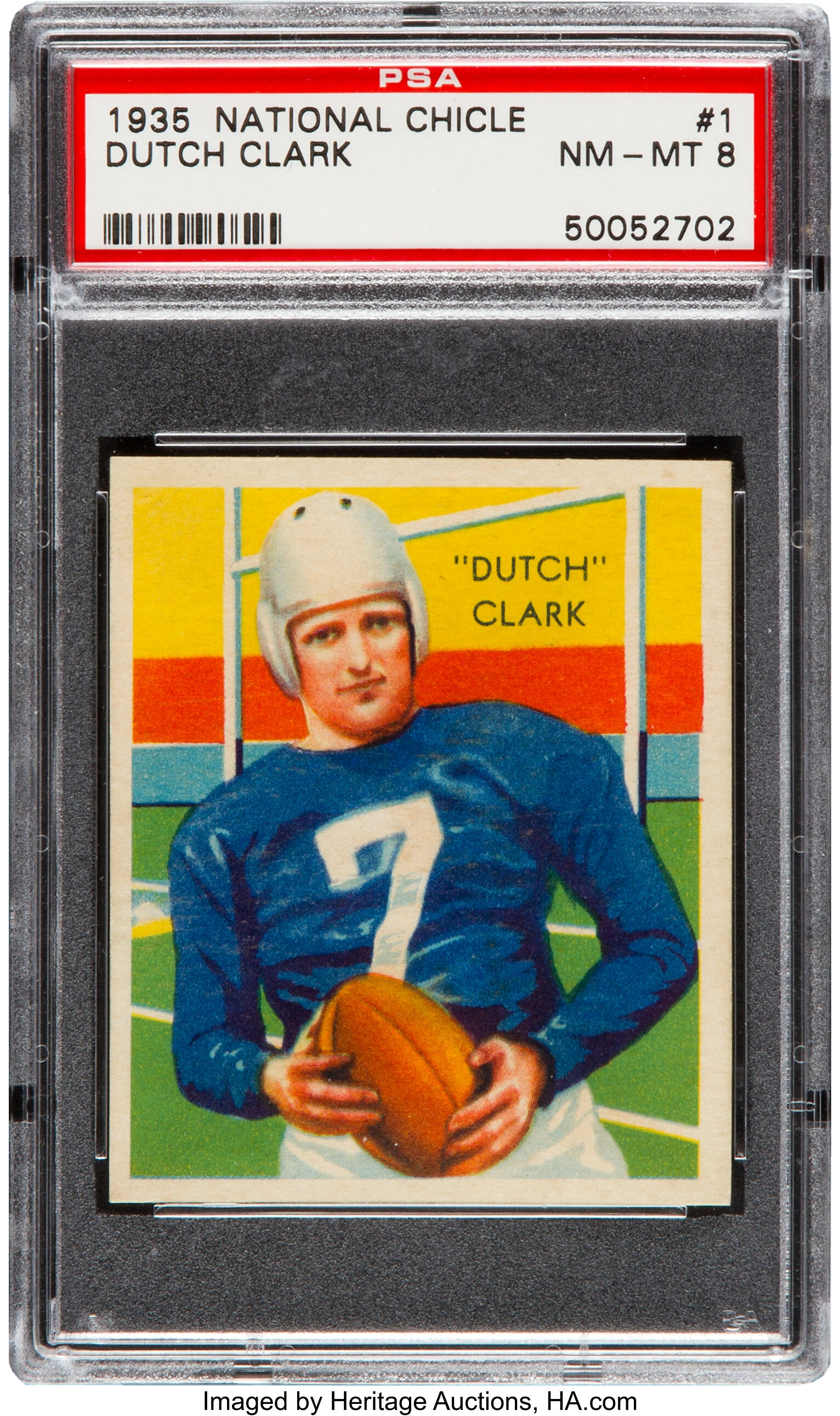 1935 National Chicle Dutch Clark #1 PSA NM-MT 8 - None Higher ...