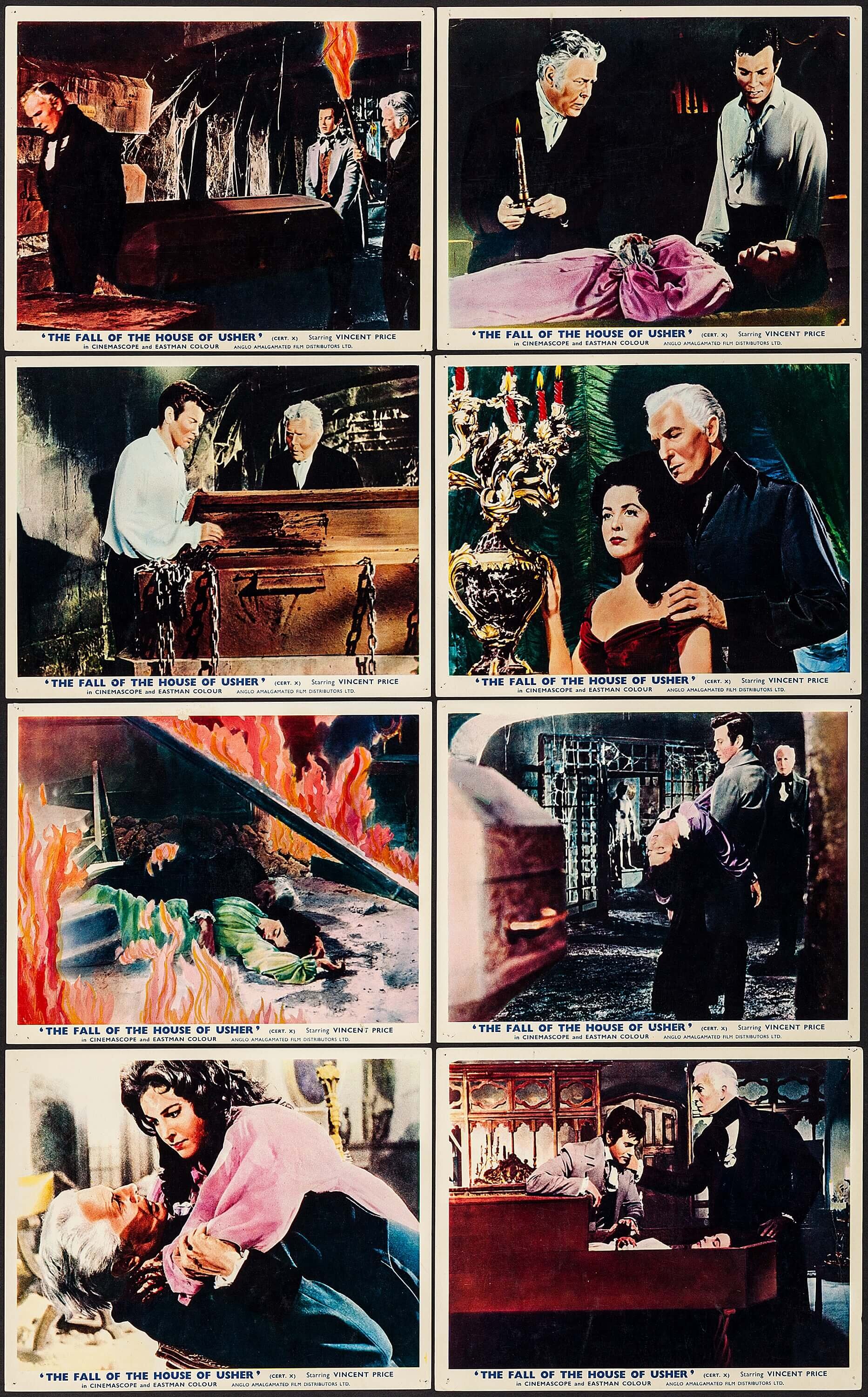 House of Usher (Anglo Amalgamated Film, 1960). British Front of | Lot ...