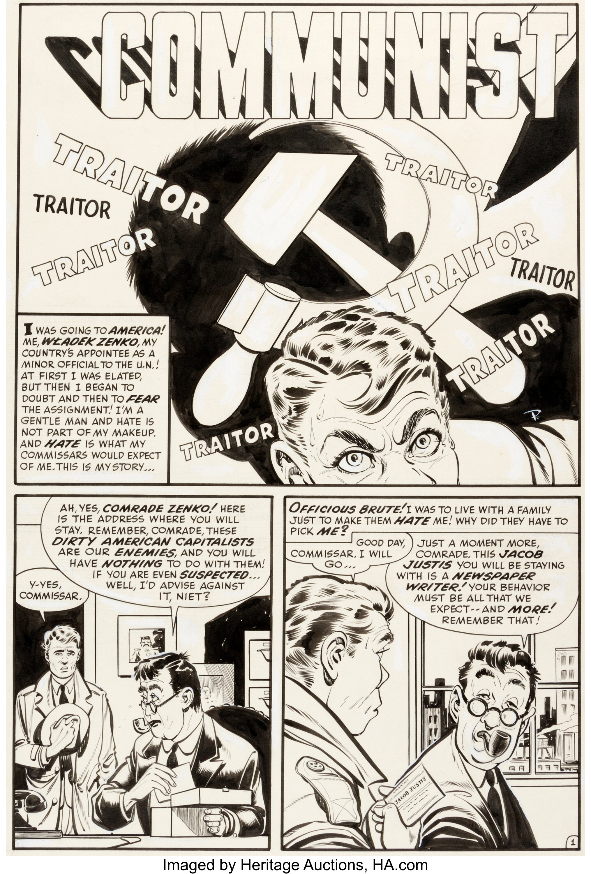 Bob Powell Tomb of Terror #11 Complete 5-Page Story Original Art | Lot ...