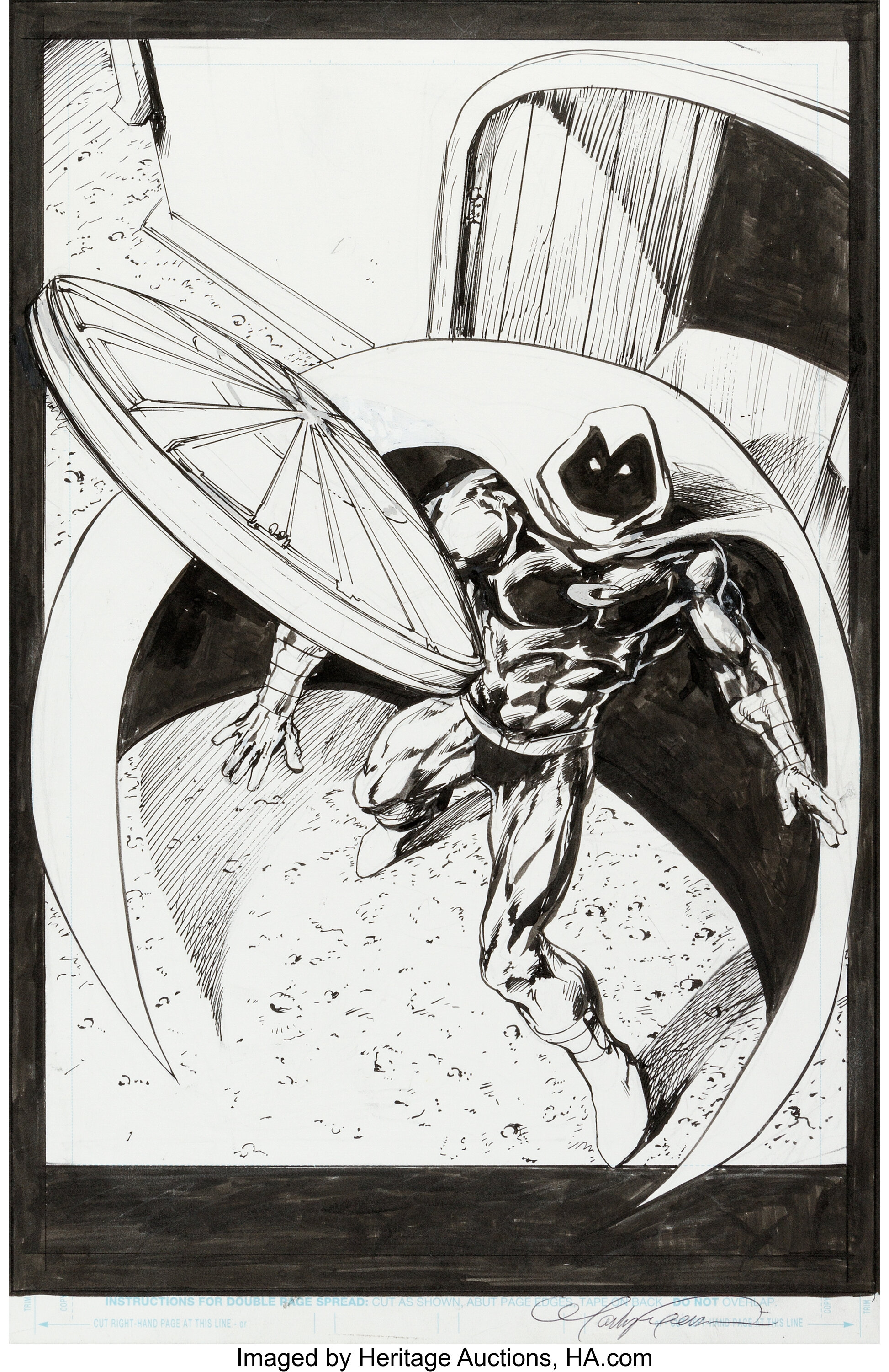 Tommy Lee Edwards and Robert Campanella Moon Knight #4 Splash Page ...