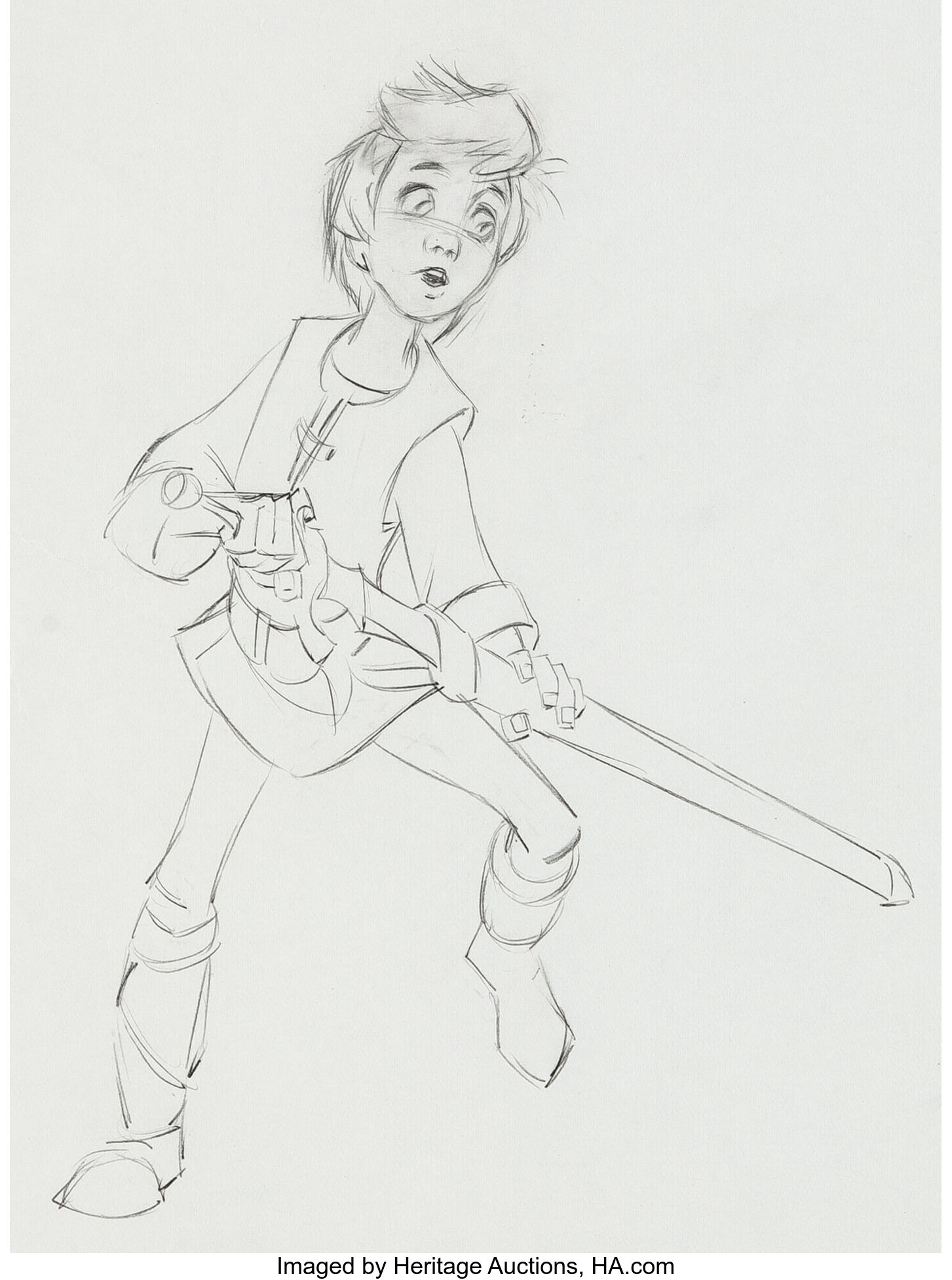 The Black Cauldron Production Drawing Sequence Group of 30 (Walt | Lot ...