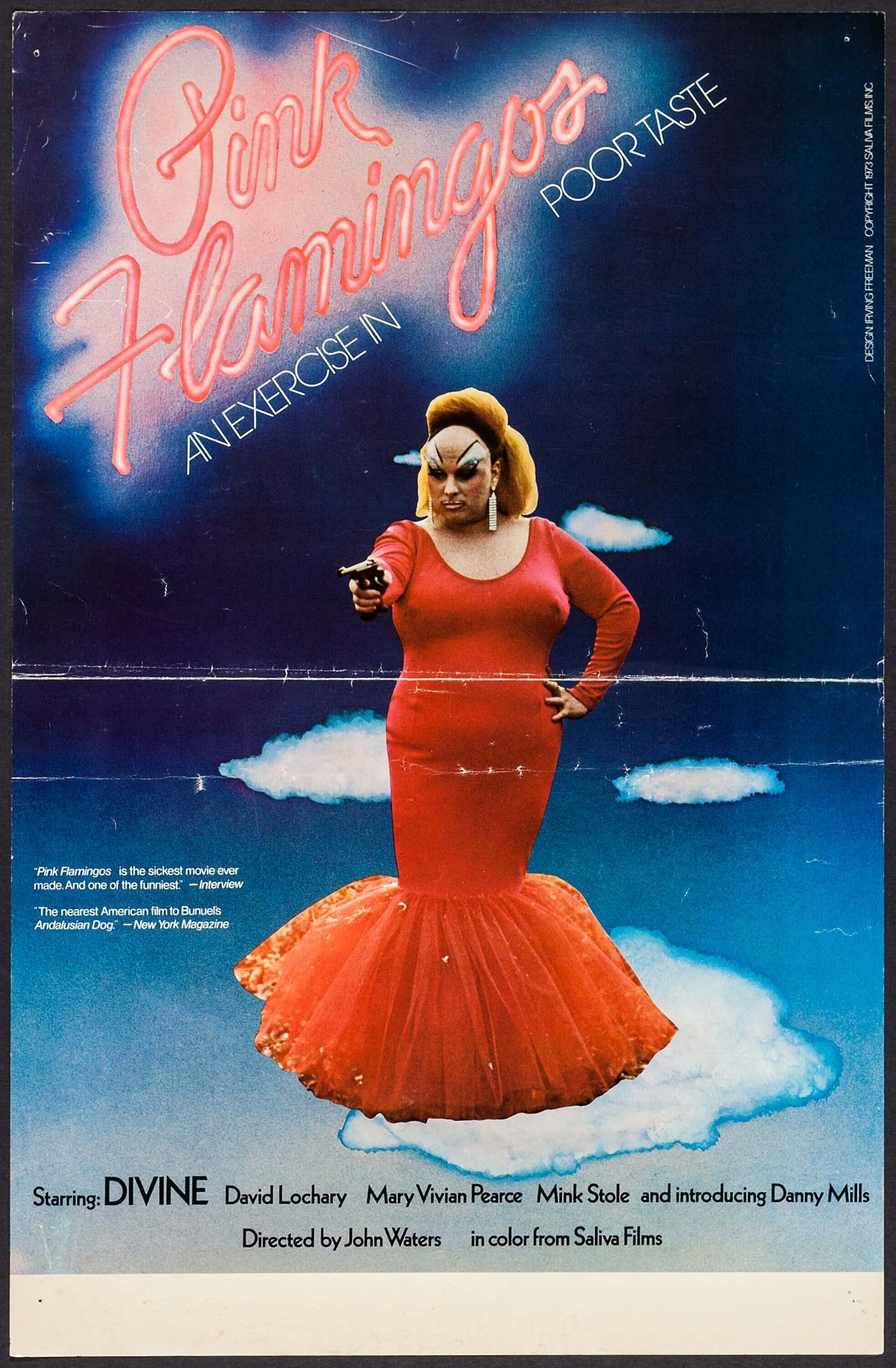 Pink Flamingos (Saliva Films, 1973). College Poster (11" X 17"). | Lot ...