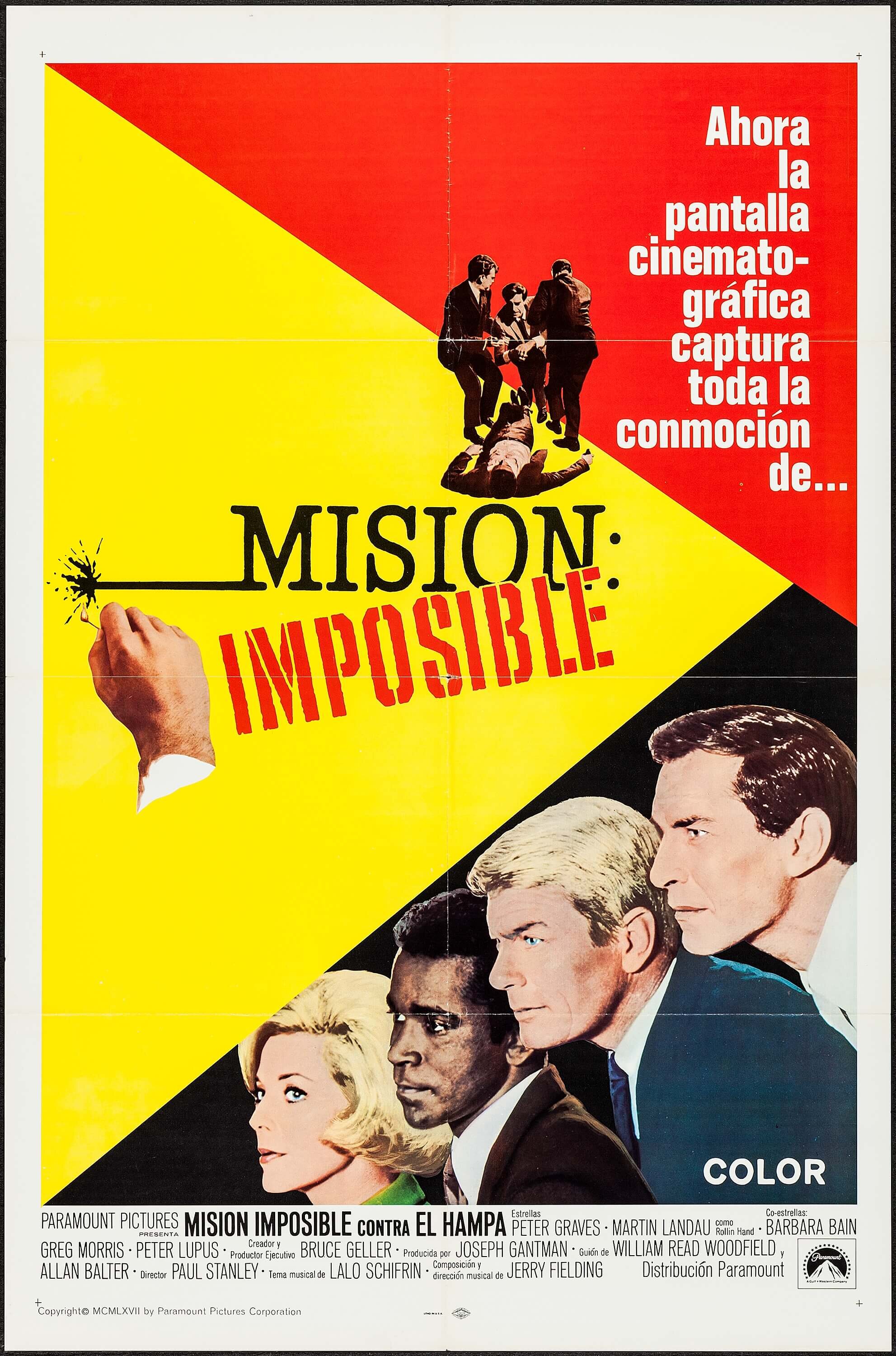 Mission Impossible Versus the Mob (Paramount, 1968). Spanish | Lot ...