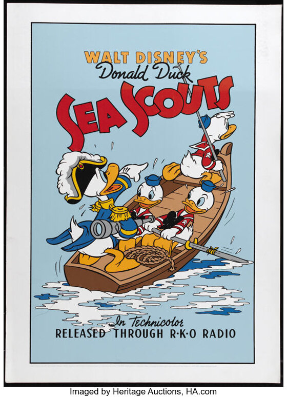 Sea Scouts (RKO, 1939). Fine Art Serigraph Circa 1980s (22" X 30 ...