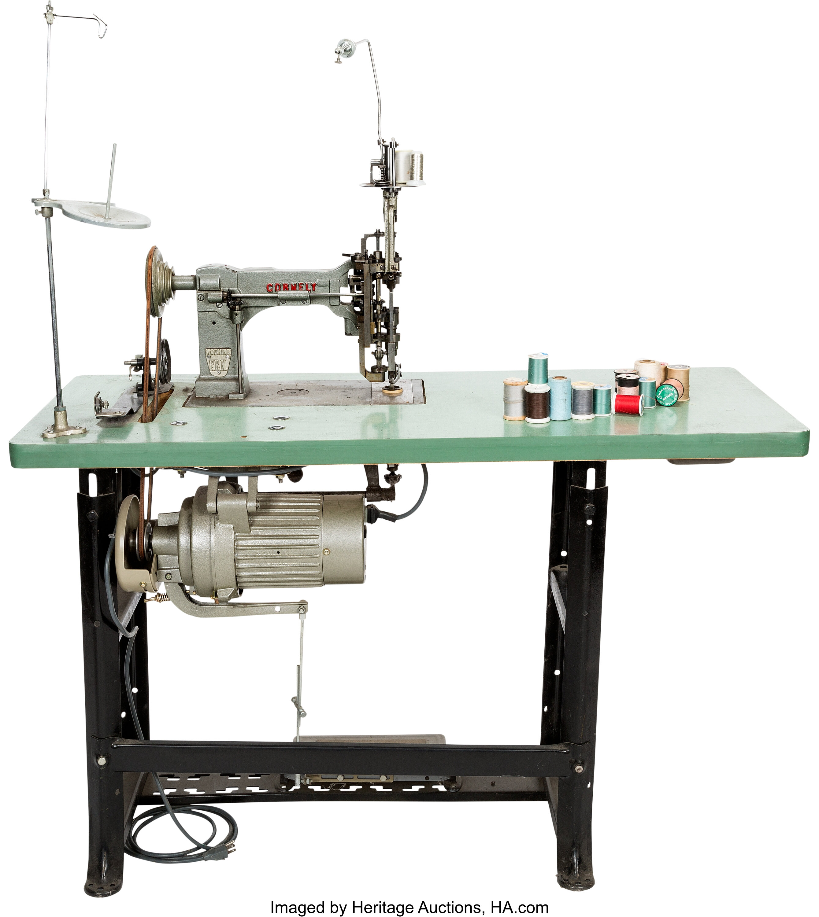 Cornely Industrial Sewing Machine (c. 1950s-60s).... Memorabilia | Lot ...